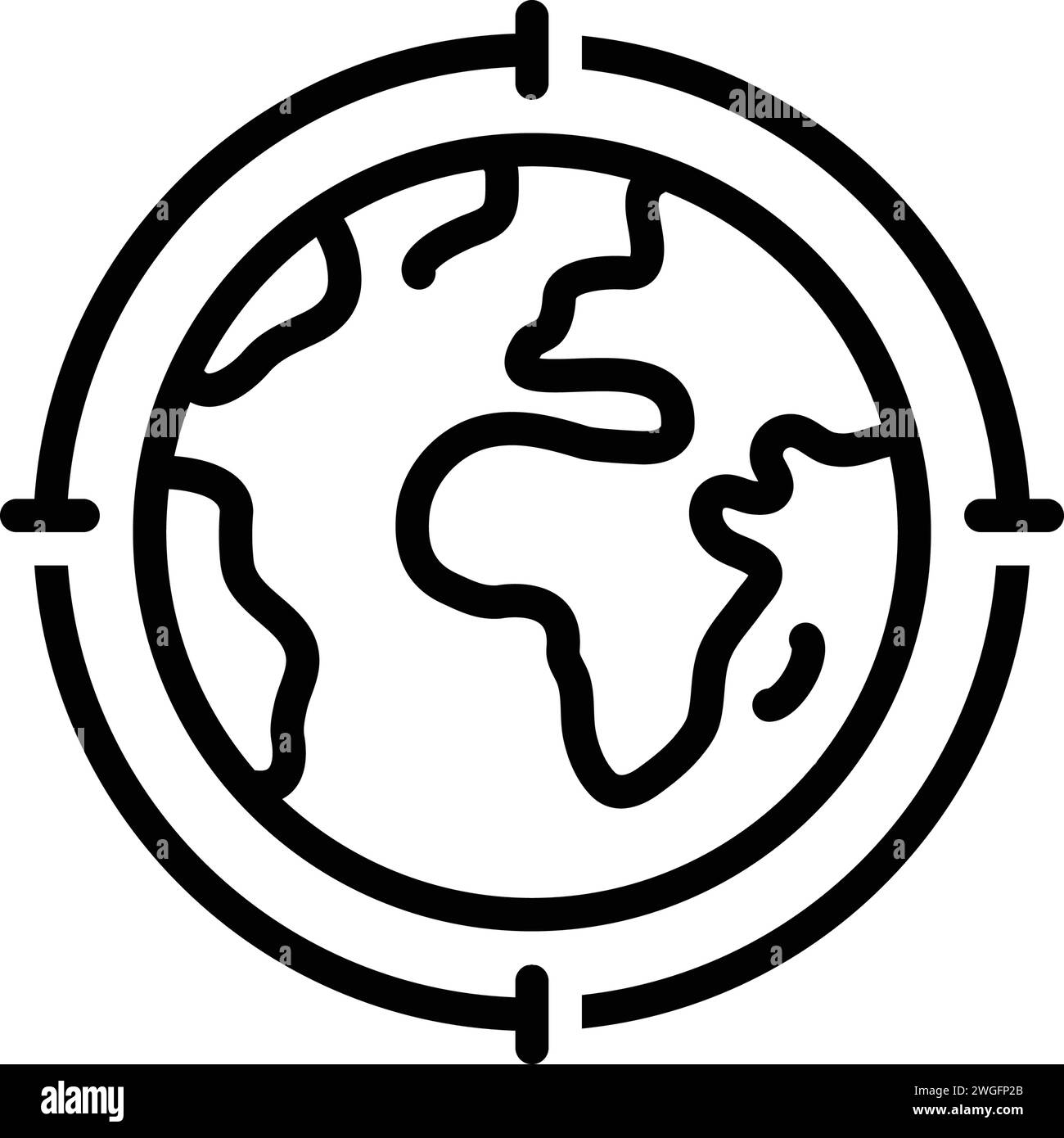 Icon for continent,world Stock Vector Image & Art - Alamy