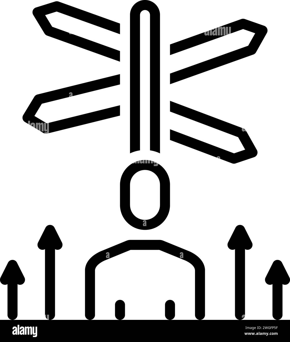 Icon for careers,path,way Stock Vector Image & Art - Alamy