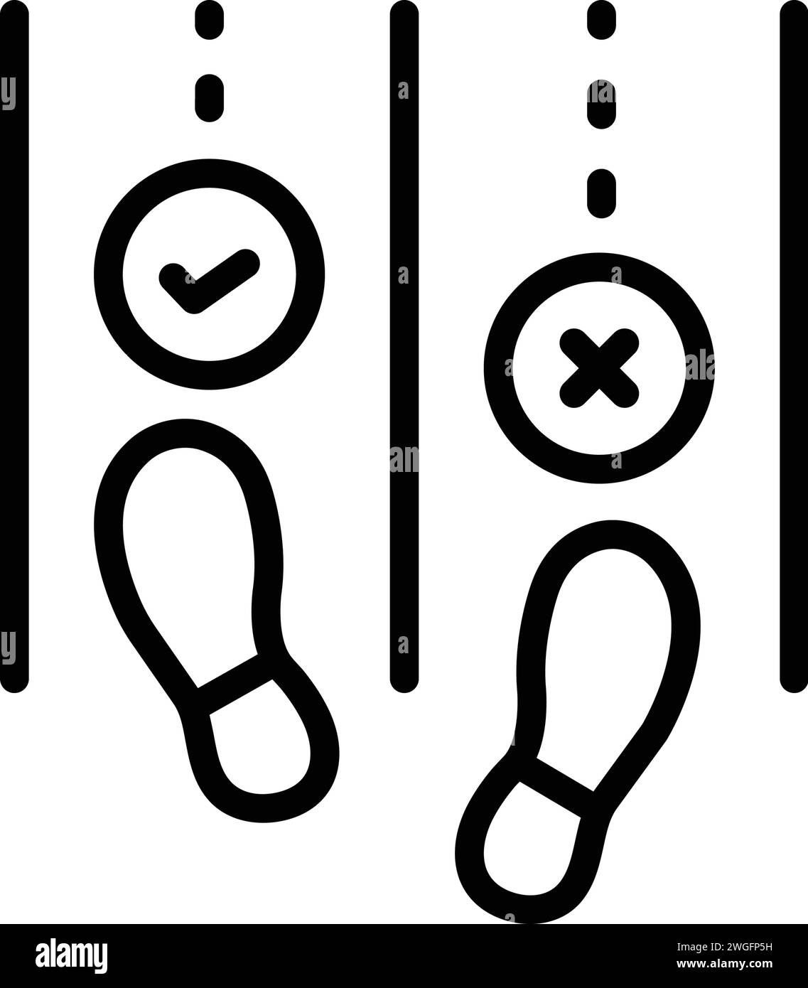 Icon For Sometimesfoot Print Stock Vector Image And Art Alamy