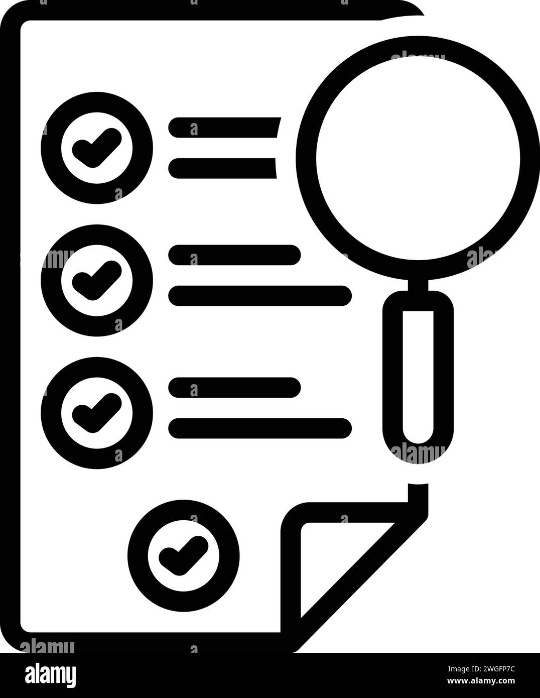 Icon for evaluation,assess Stock Vector Image & Art - Alamy