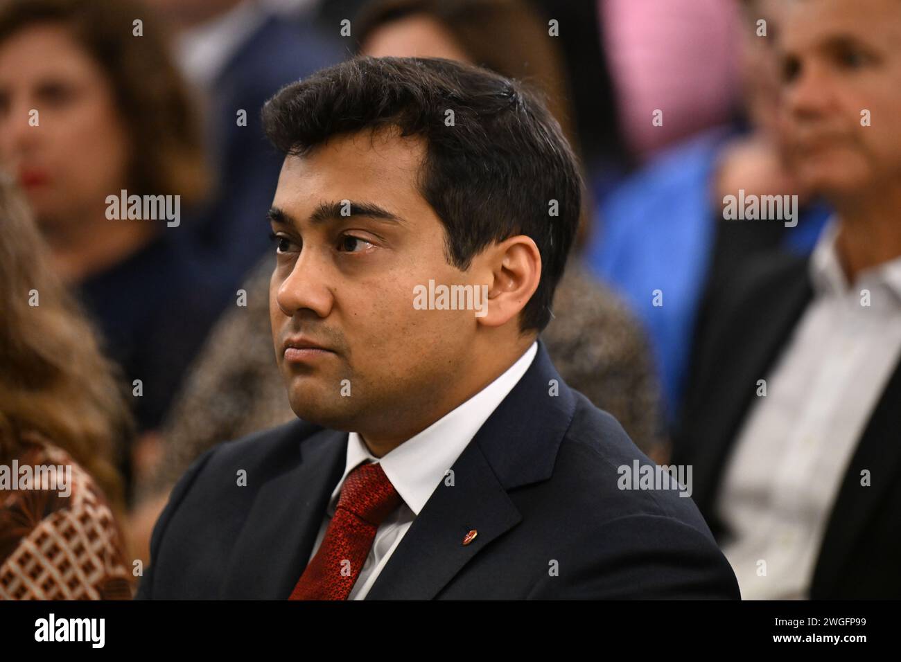 Canberra, Australia. 05th Feb, 2024. Incoming WA Senator Varun Ghosh ...