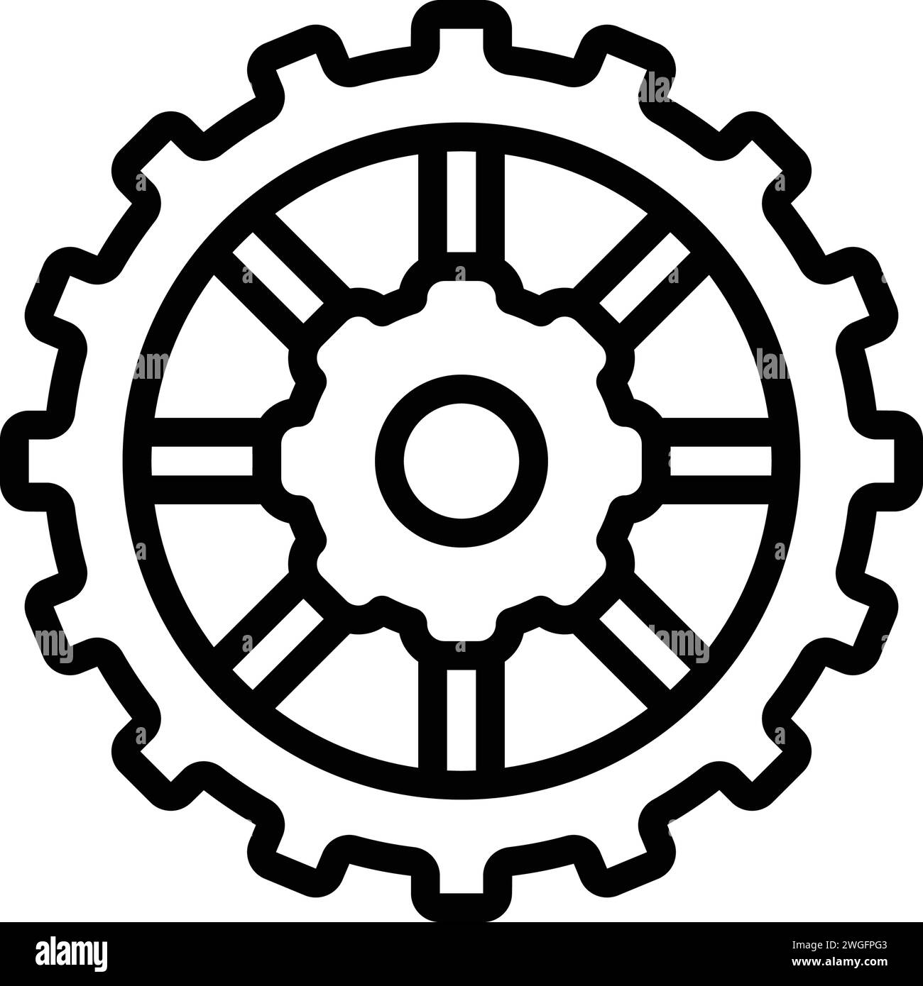 Circular wheel Stock Vector Images - Alamy