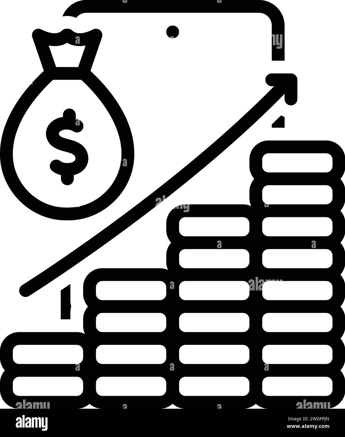 Icon for yield ,banking Stock Vector Image & Art - Alamy