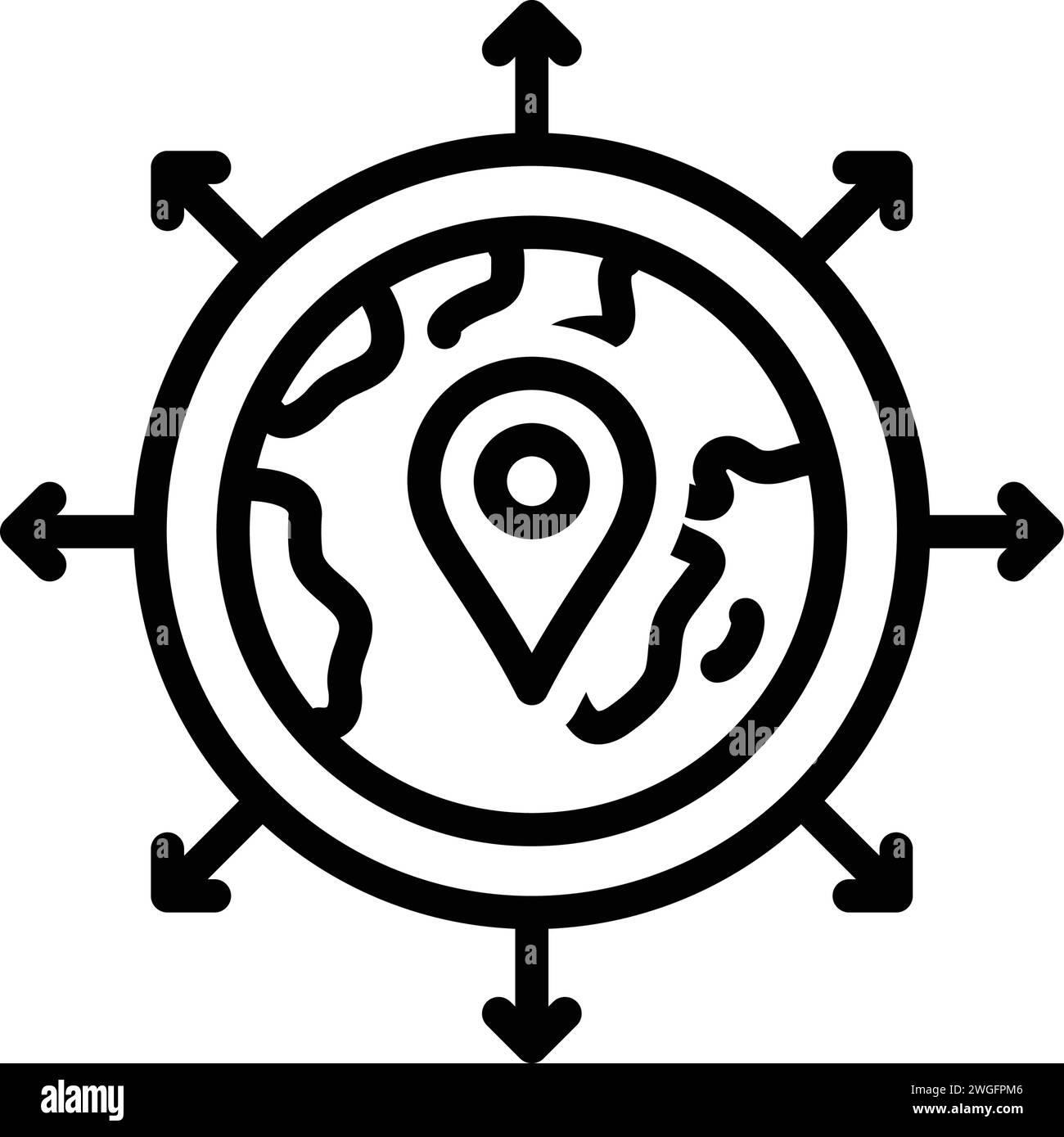 Icon for expansion, extension Stock Vector Image & Art - Alamy