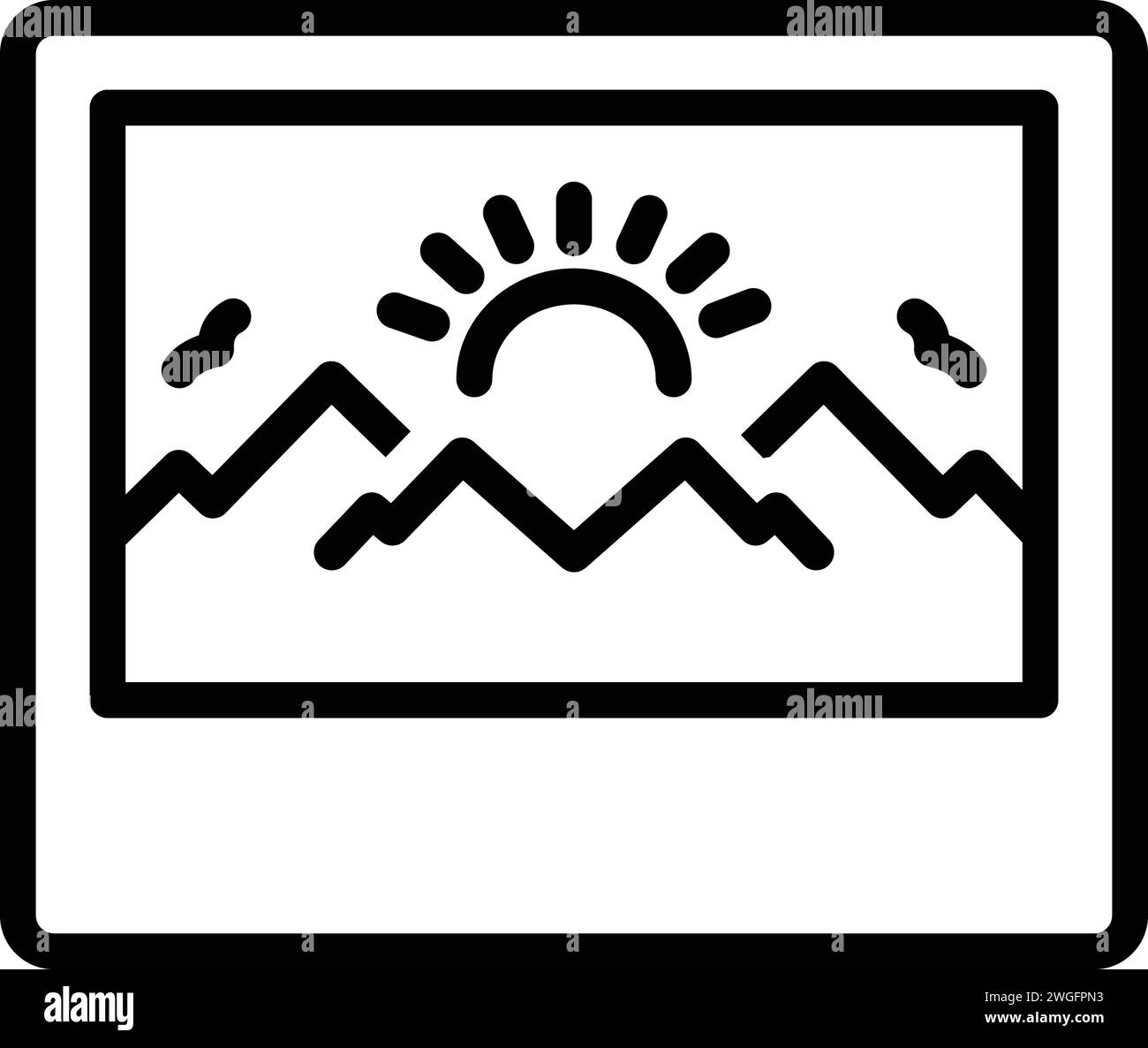 Icon for thumbnail,picture Stock Vector Image & Art - Alamy