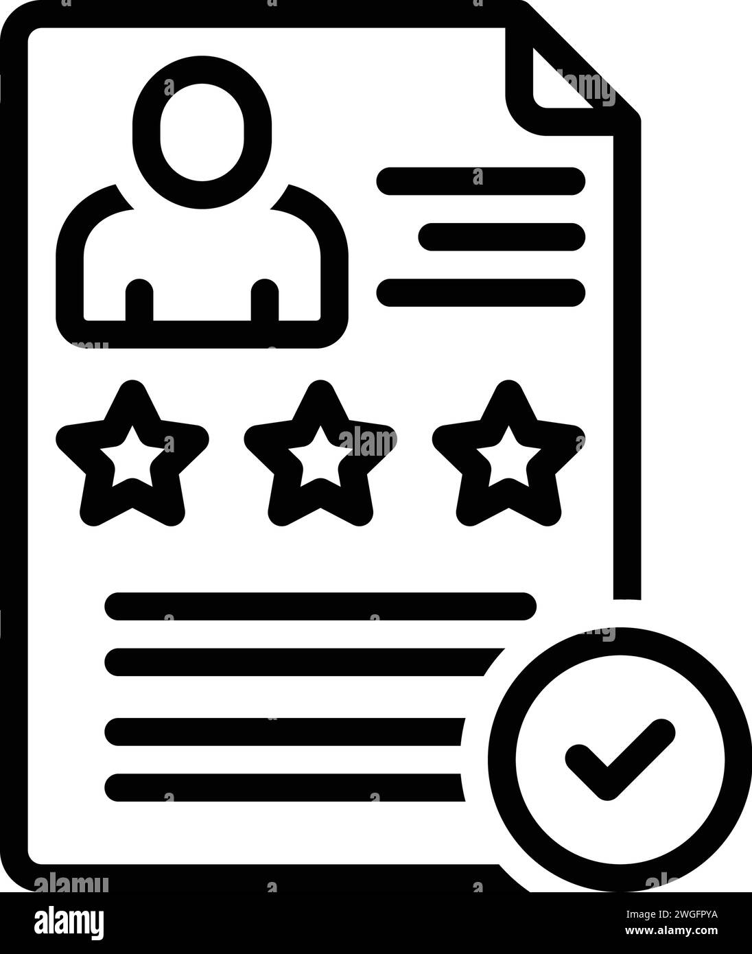 Icon for evaluate,appraise Stock Vector Image & Art - Alamy