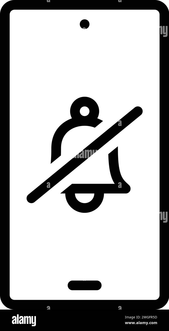 Silent phone Black and White Stock Photos & Images - Alamy