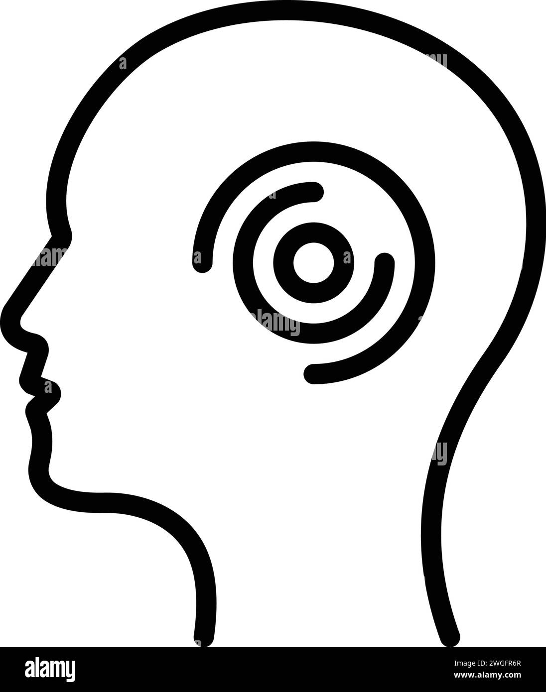 Icon for temporal,brain Stock Vector Image & Art - Alamy