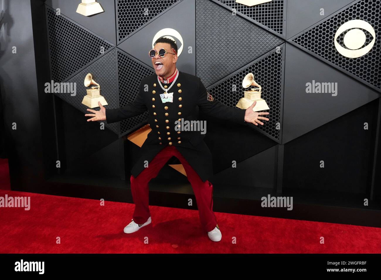 DJ Willy Wow arrives at the 66th annual Grammy Awards on Sunday, Feb. 4 ...