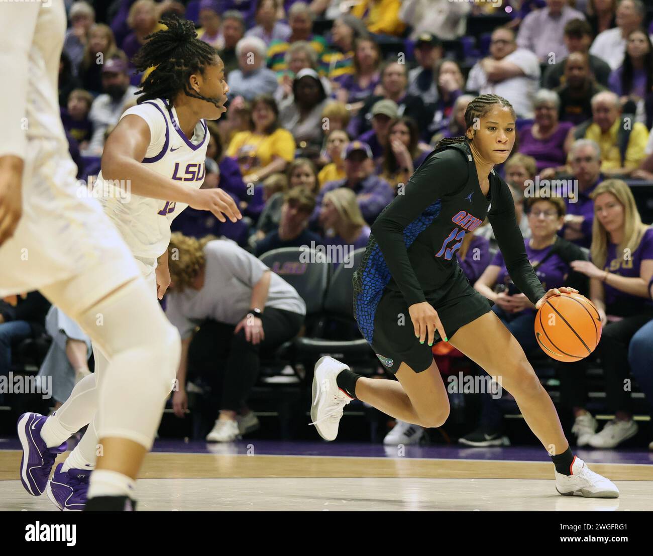 Baton Rouge, USA. 04th Feb, 2024. Florida Gators guard Laila Reynolds ...