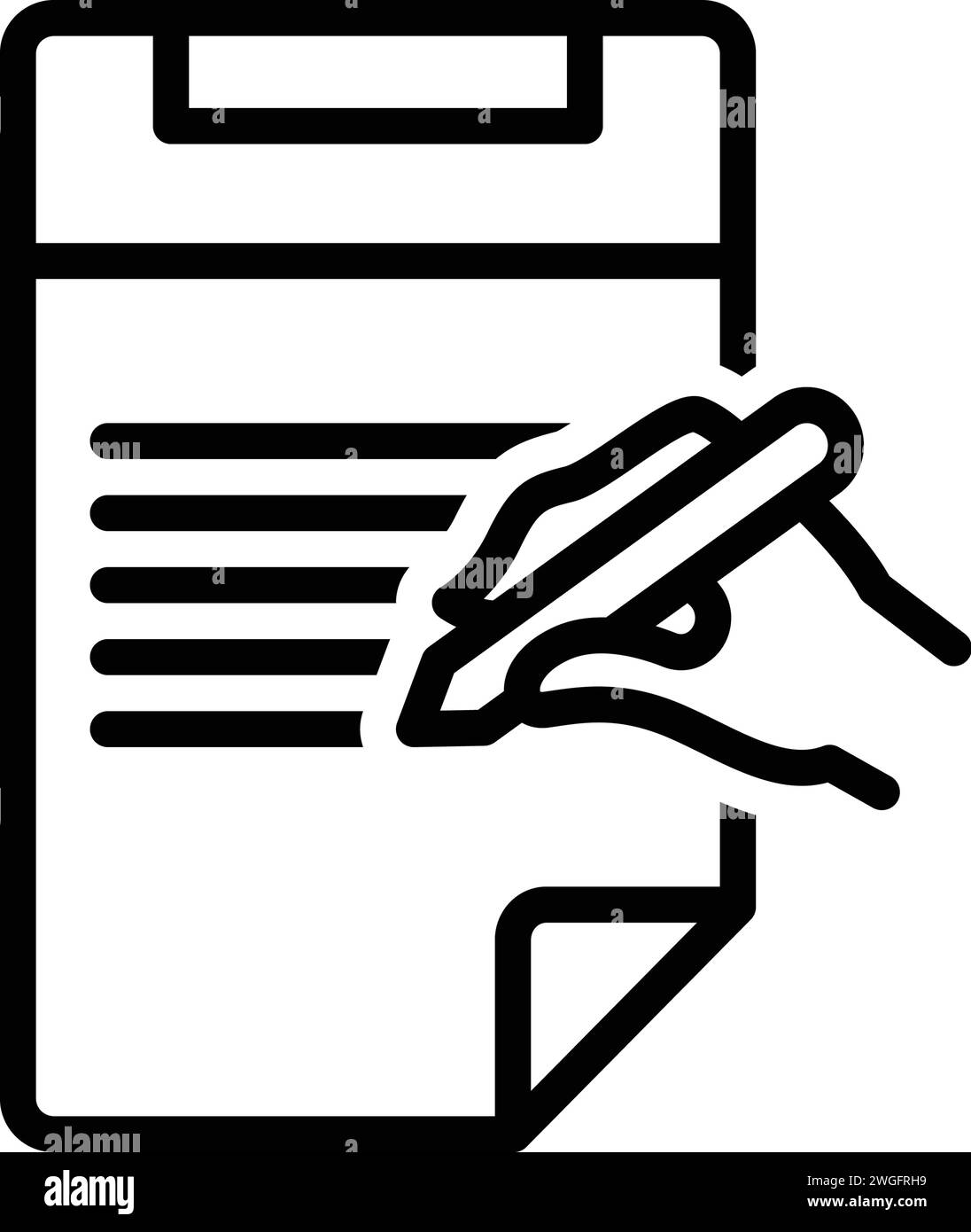 Handwriting an article hi-res stock photography and images - Alamy