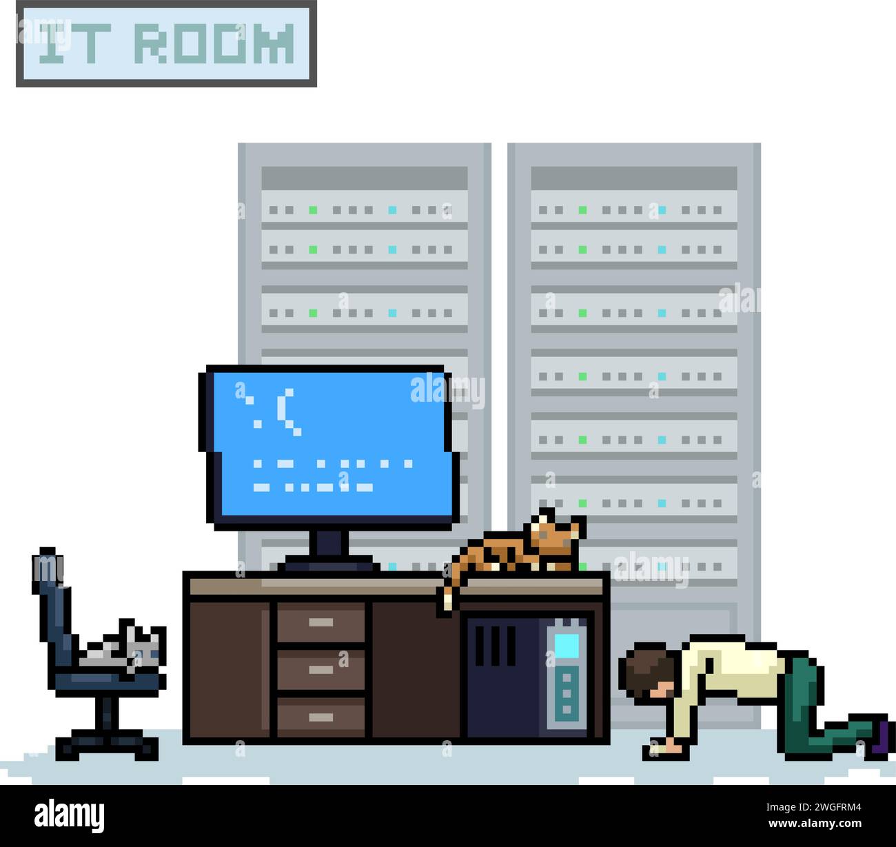 Monitor screen pixel Stock Vector Images - Alamy