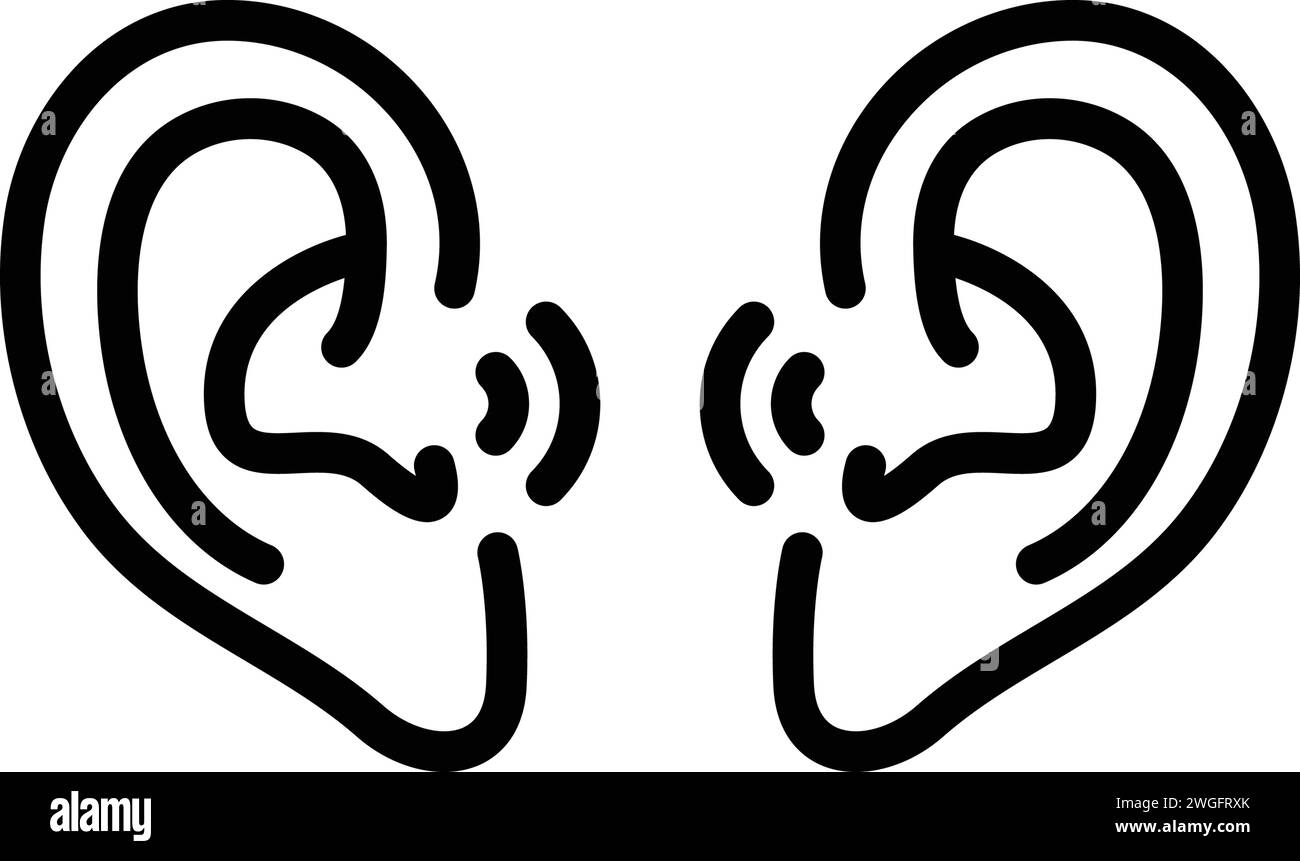 Icon for ears,hearing Stock Vector Image & Art - Alamy
