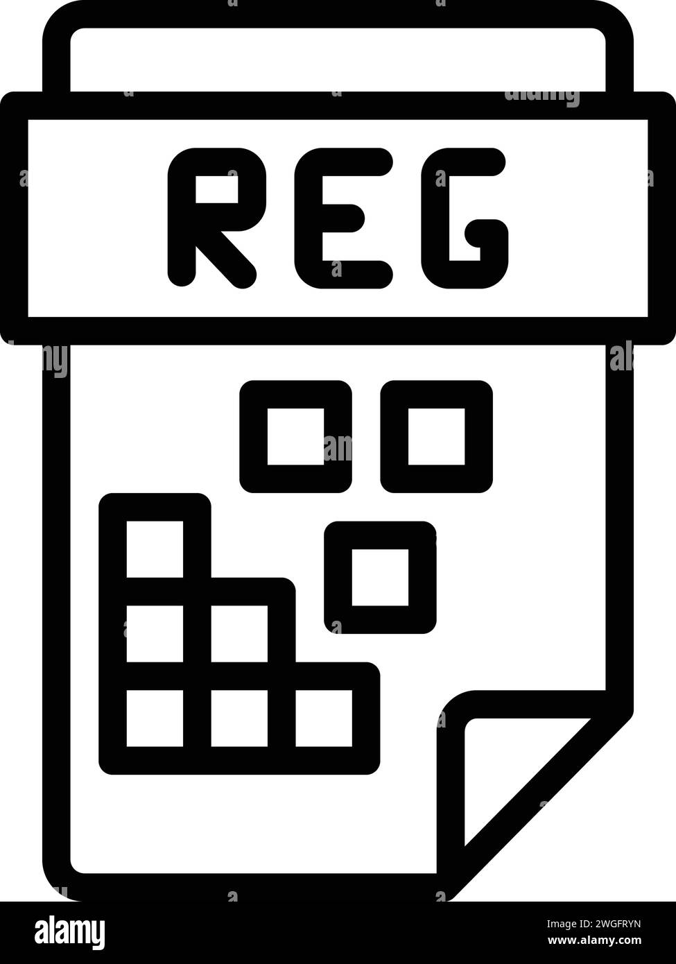 The reg Stock Vector Images - Alamy