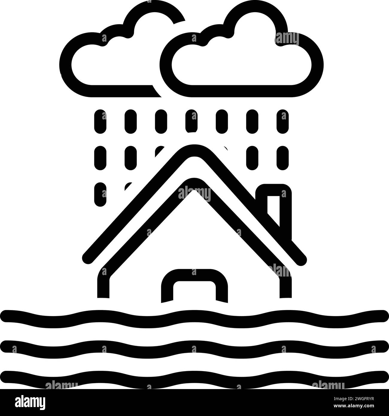 Severe weather Stock Vector Images - Alamy