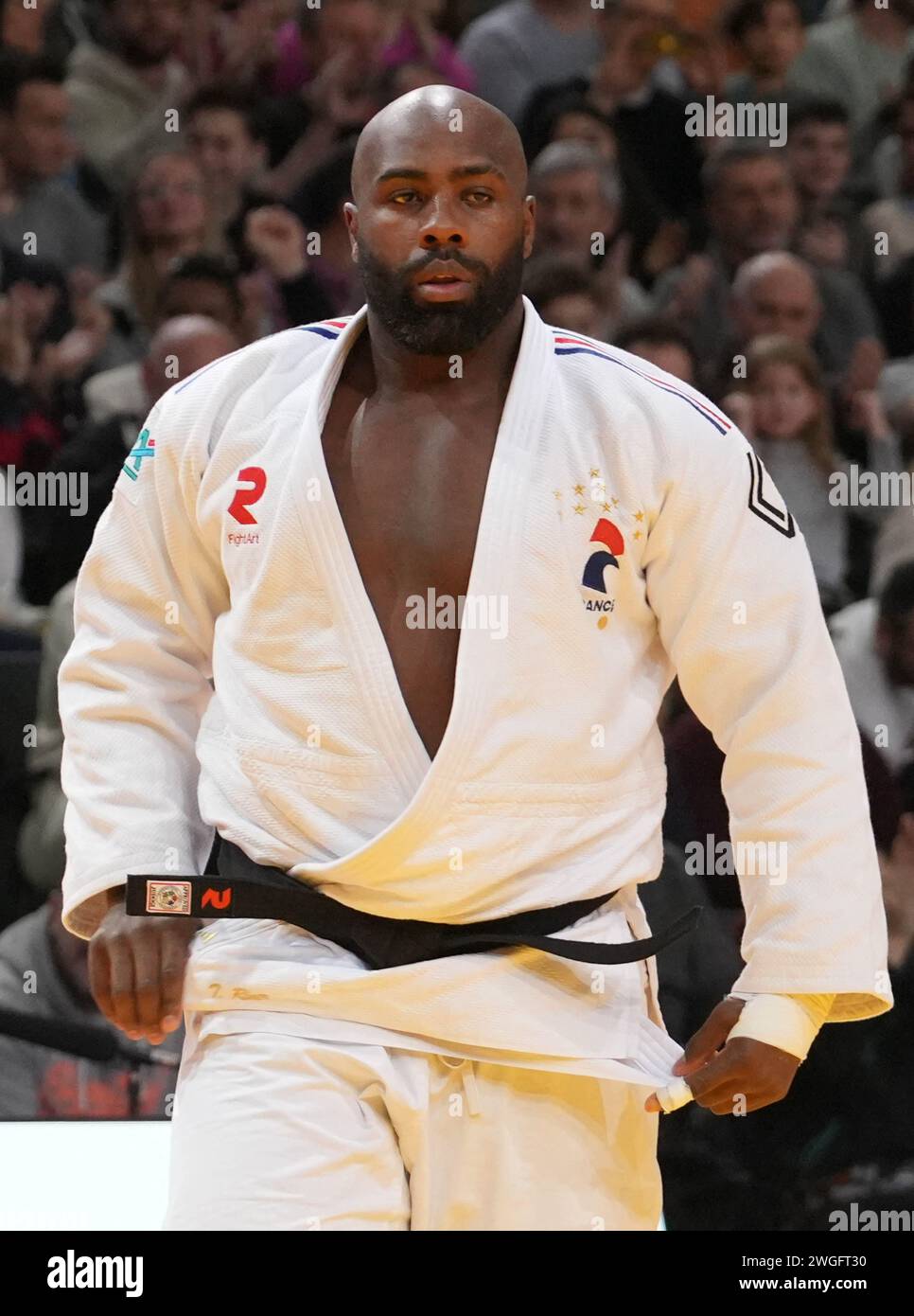 Paris, France. 04th Feb, 2024. Teddy Riner of France and YOUN JAEGU of ...