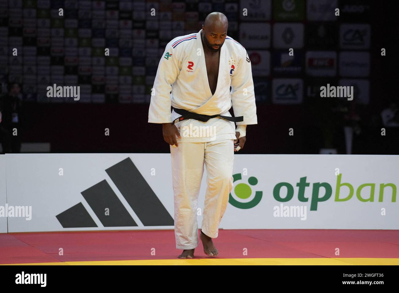 Paris, France. 04th Feb, 2024. Teddy Riner of France and KIM MINJONG of ...