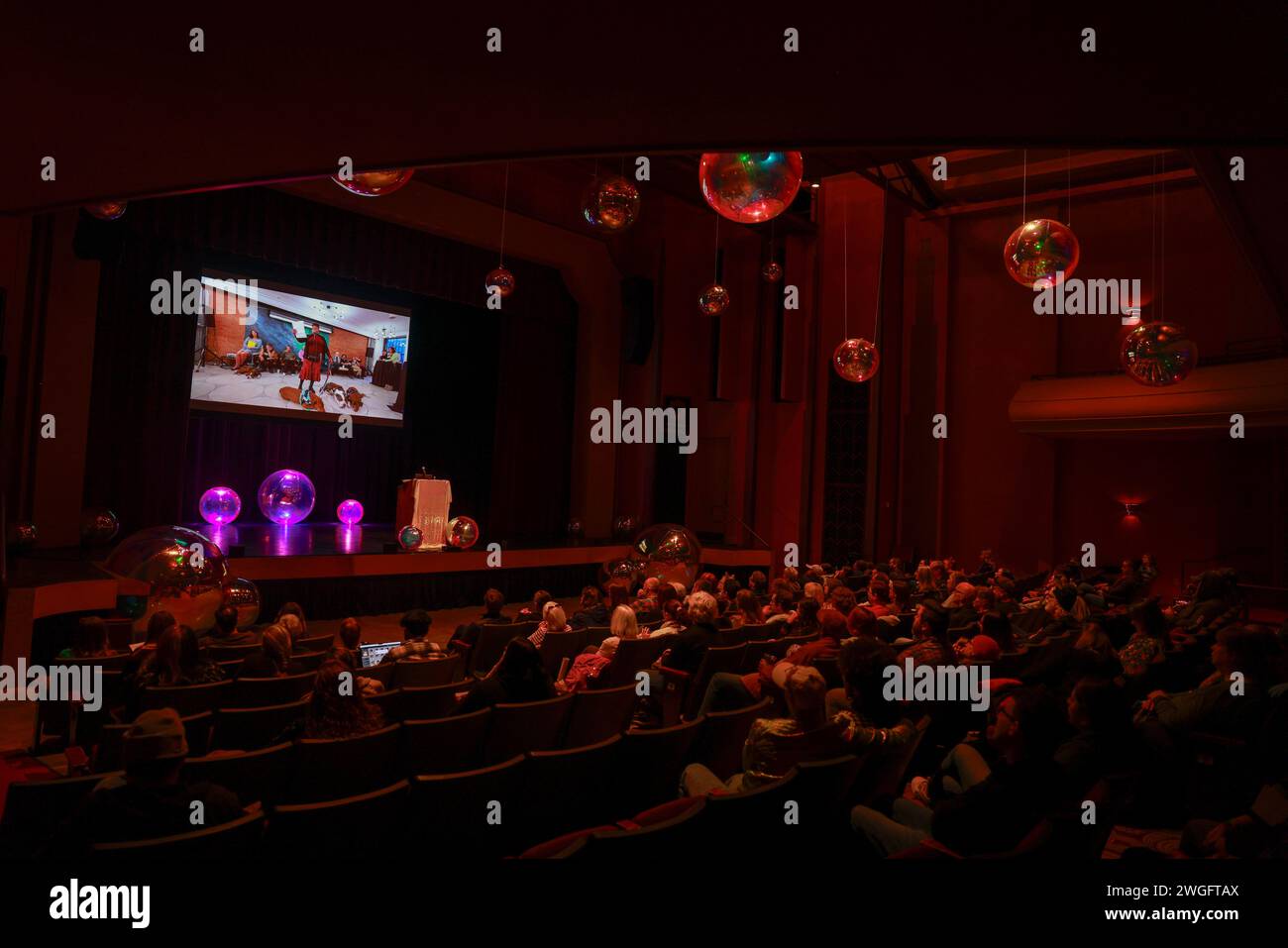 BLOOMINGTON, INDIANA - FEBRUARY 3: “The Human-Animal Bond” video is ...