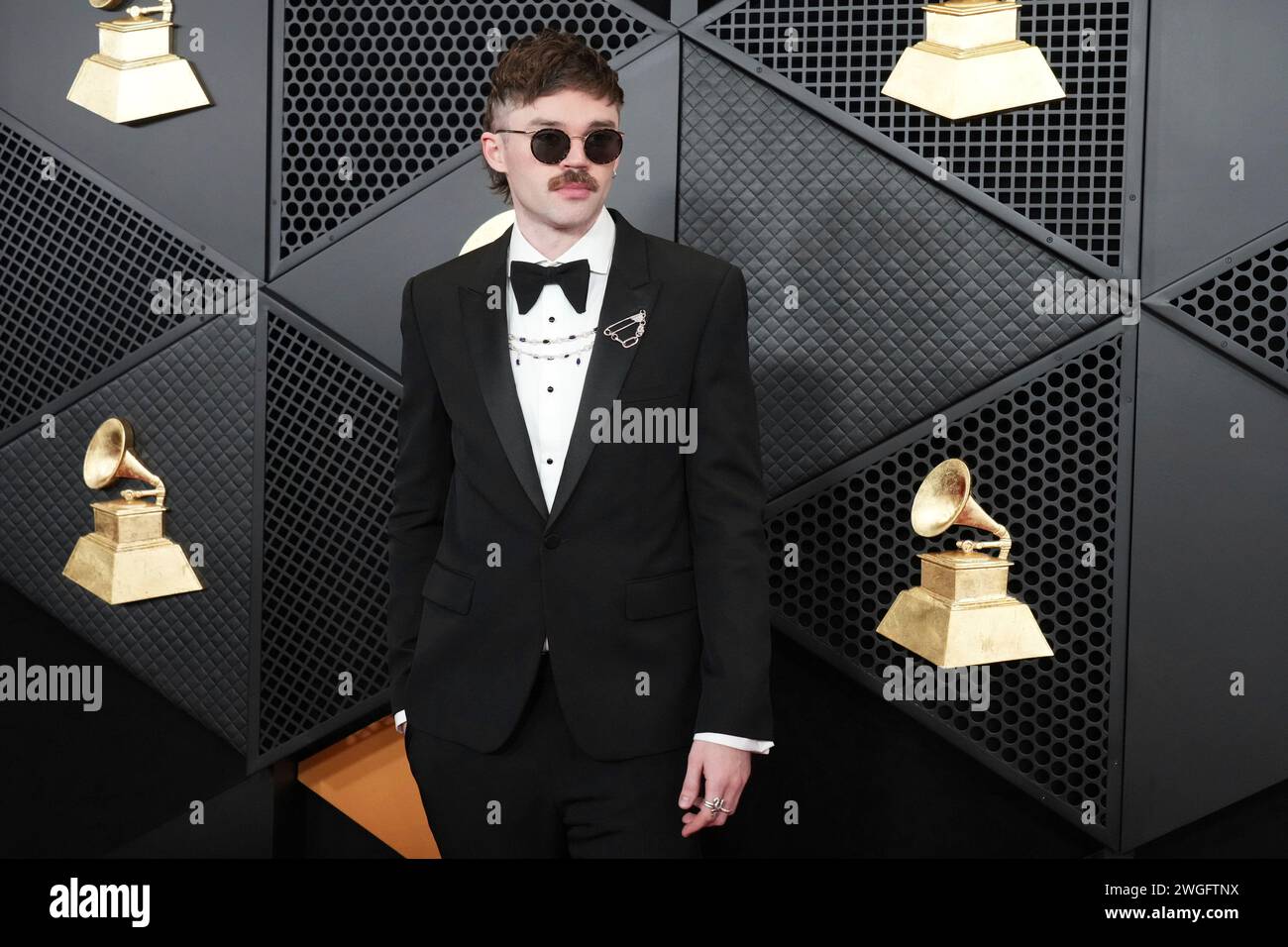 Dom Dolla arrives at the 66th annual Grammy Awards on Sunday, Feb. 4, 2024, in Los Angeles ...