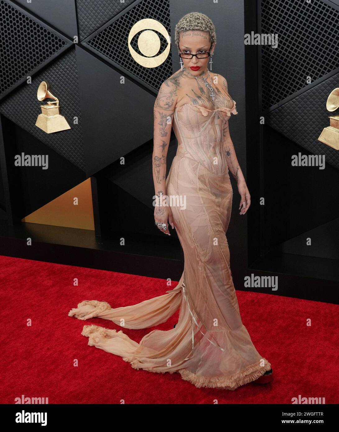 Los Angeles, USA. 04th Feb, 2024. Doja Cat arrives at the 66th Annual ...