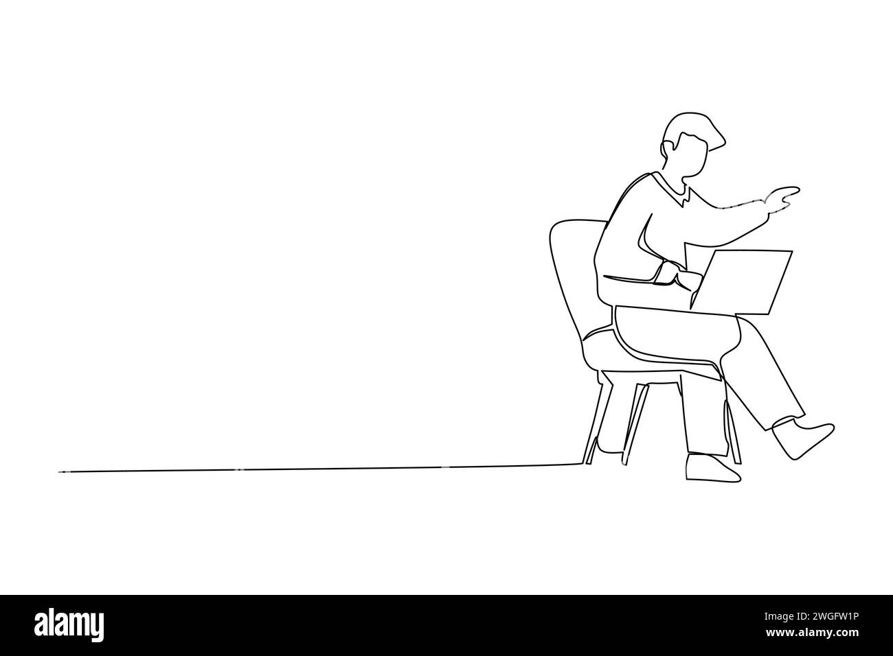 Work from home programmer Stock Vector Images - Alamy