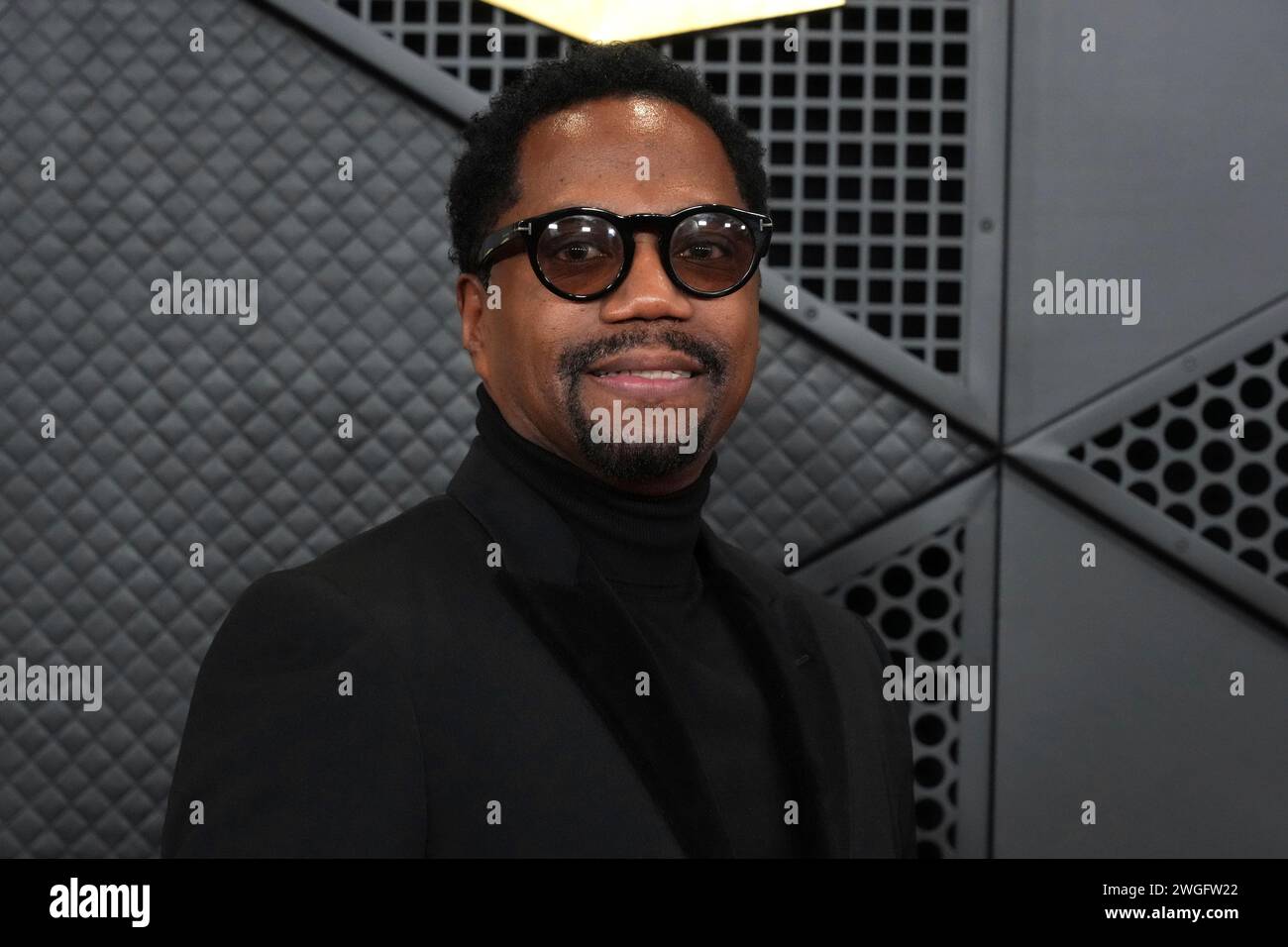 Stanley Brown arrives at the 66th annual Grammy Awards on Sunday, Feb ...