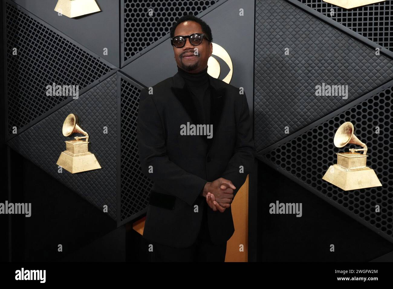 Stanley Brown arrives at the 66th annual Grammy Awards on Sunday, Feb ...