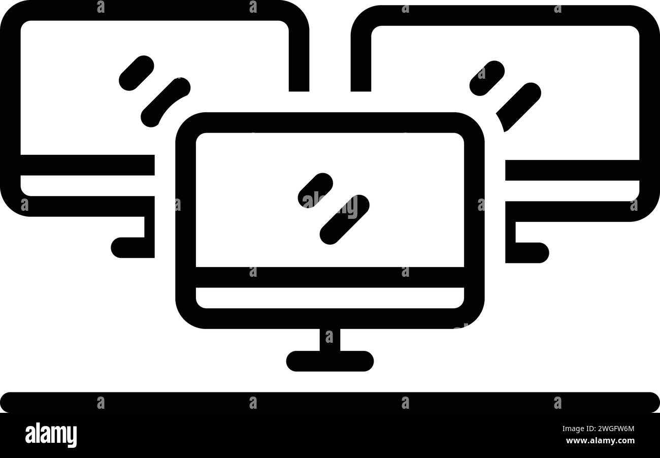 Are monitors Stock Vector Images - Alamy