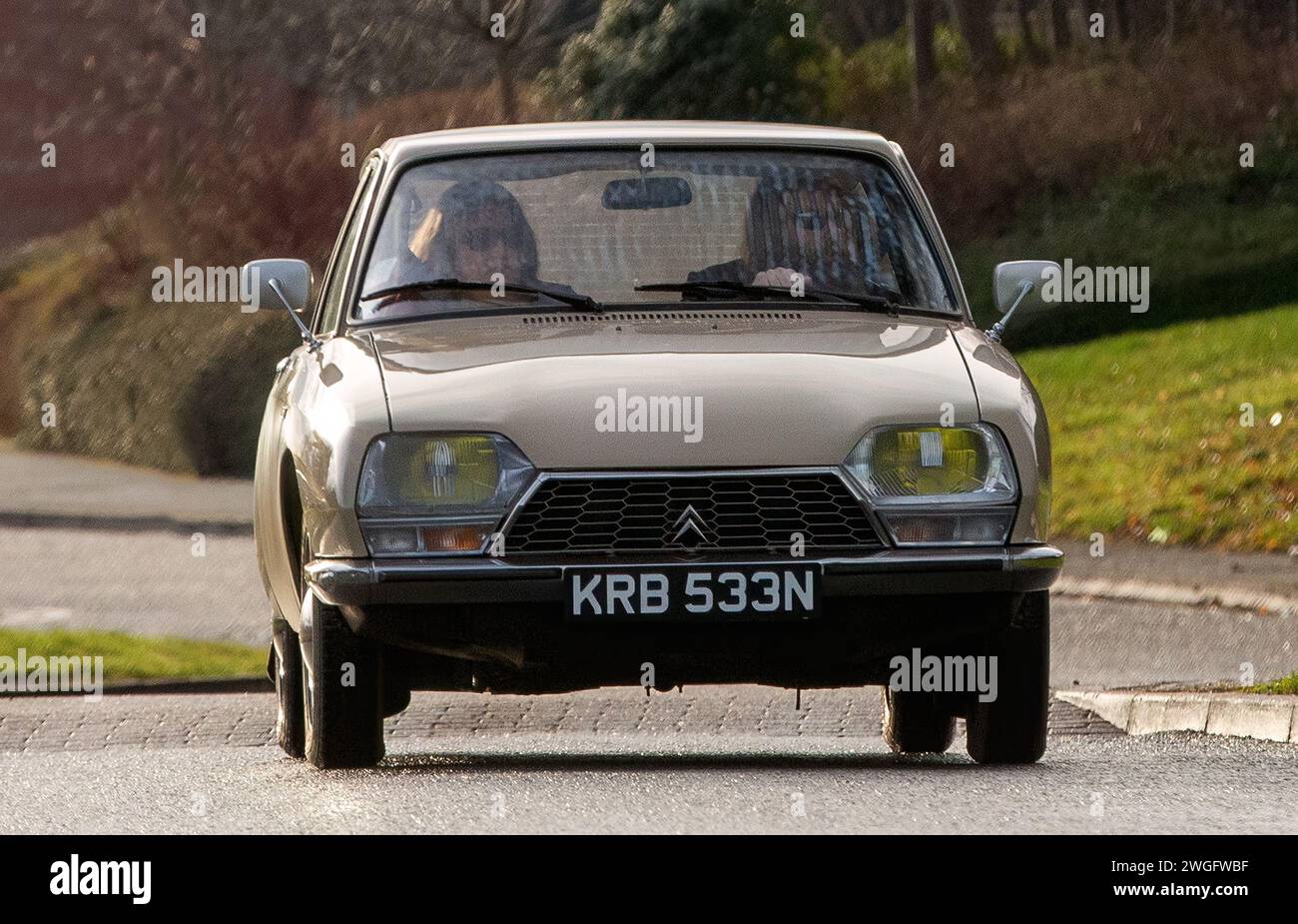 Milton Keynes,UK-Feb 4th 2024: 1970s,1974,Citroen GS classic estate car ...