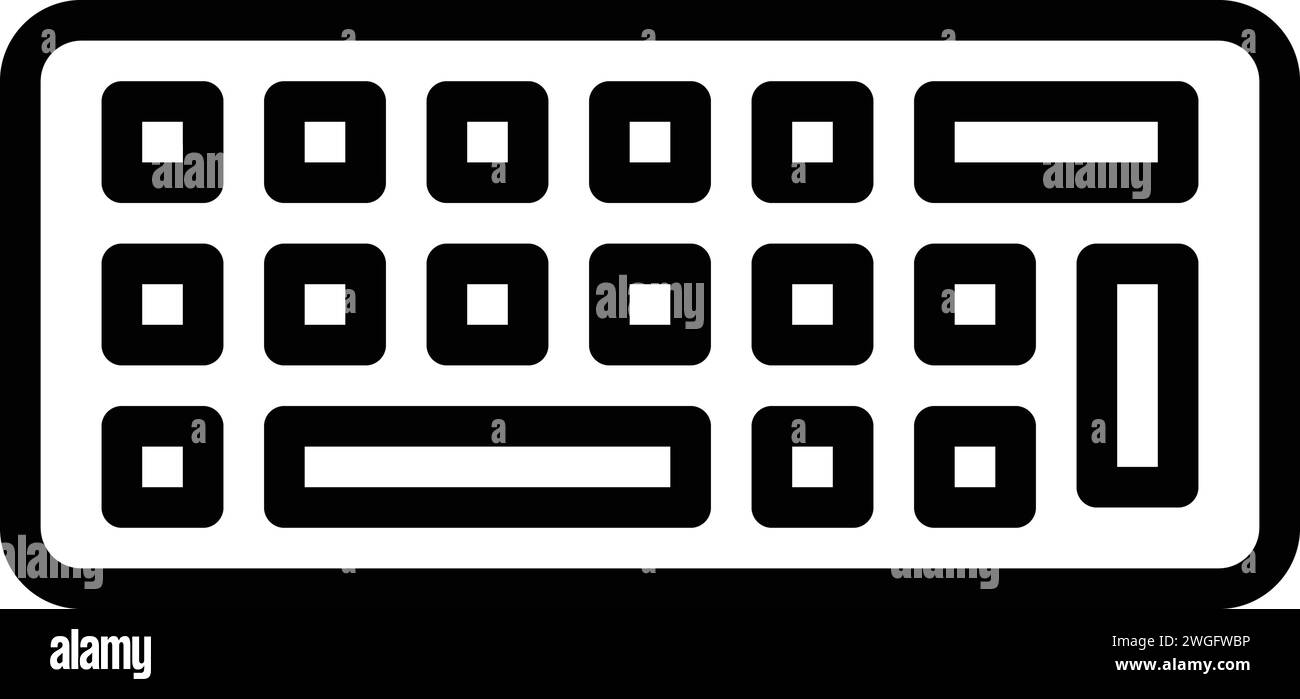 Icon for keyboard,alphabet Stock Vector Image & Art - Alamy