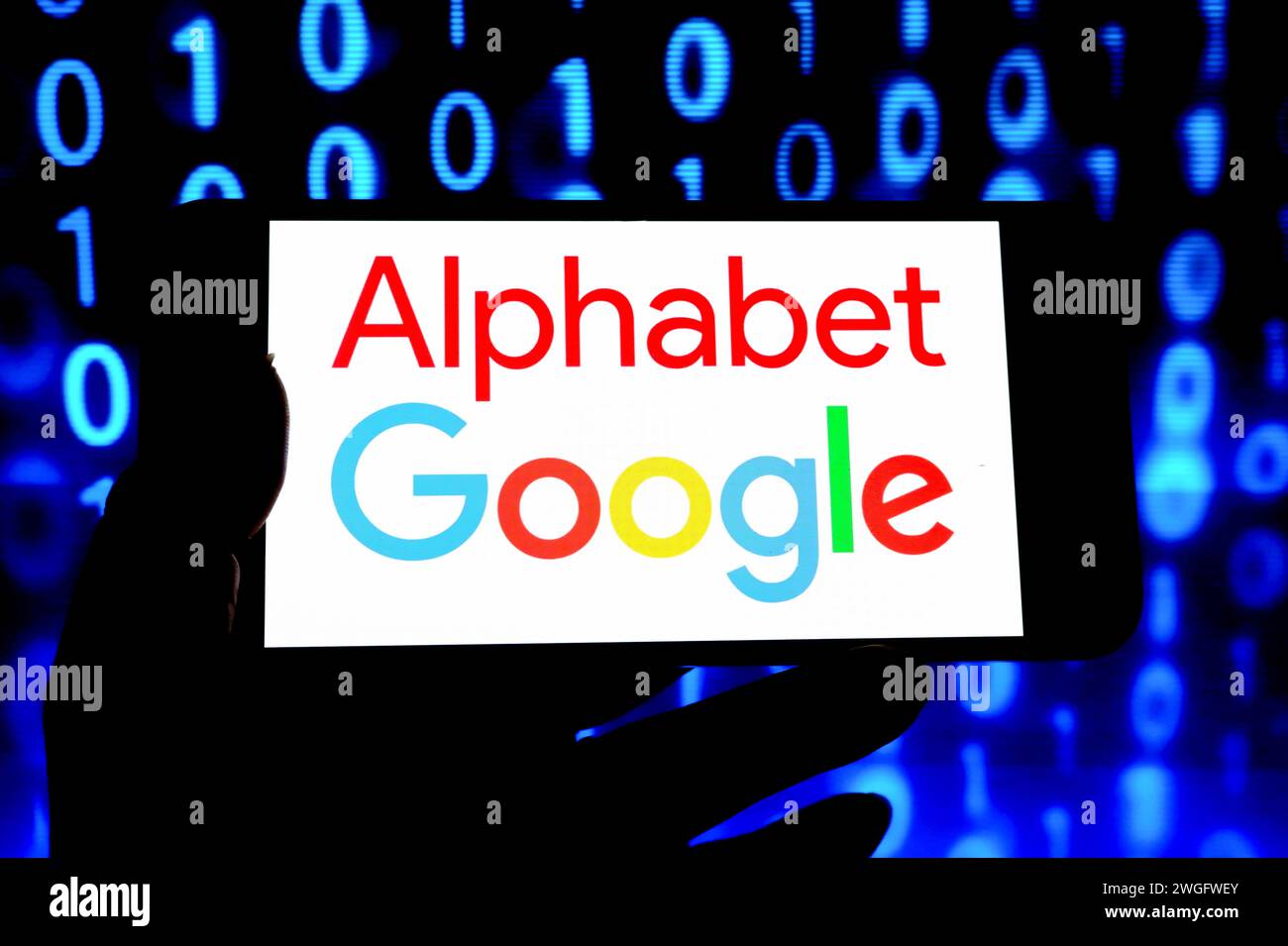 Alphabet google logo hi-res stock photography and images - Alamy