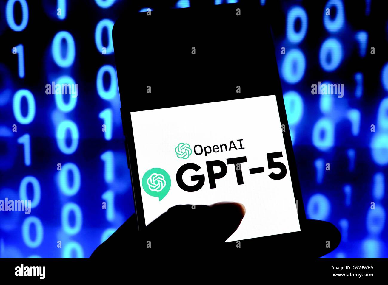 India. 04th Feb, 2024. In this photo illustration, a Chat GPT 5 logo is ...