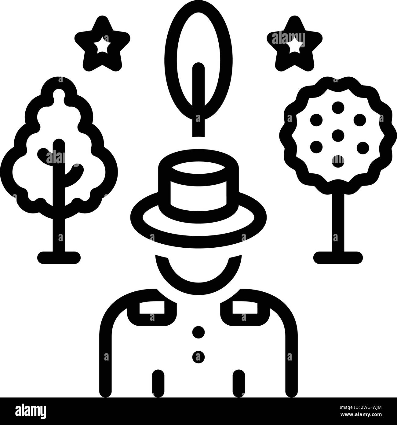 Icon for ranger,forest officer Stock Vector Image & Art - Alamy Icon for ranger,forest officer Stock Vector Image & Art - Alamy