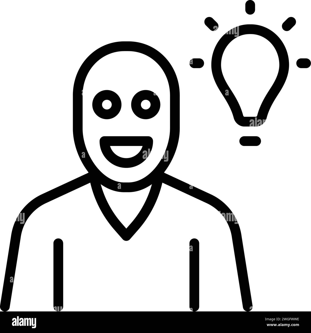 Icon for realize,perceive Stock Vector Image & Art - Alamy