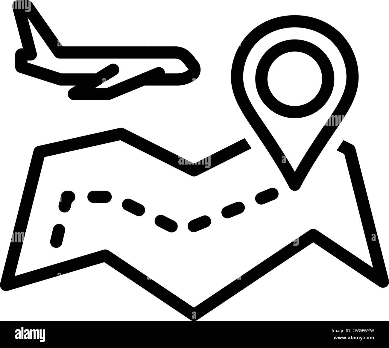 End route Stock Vector Images - Alamy