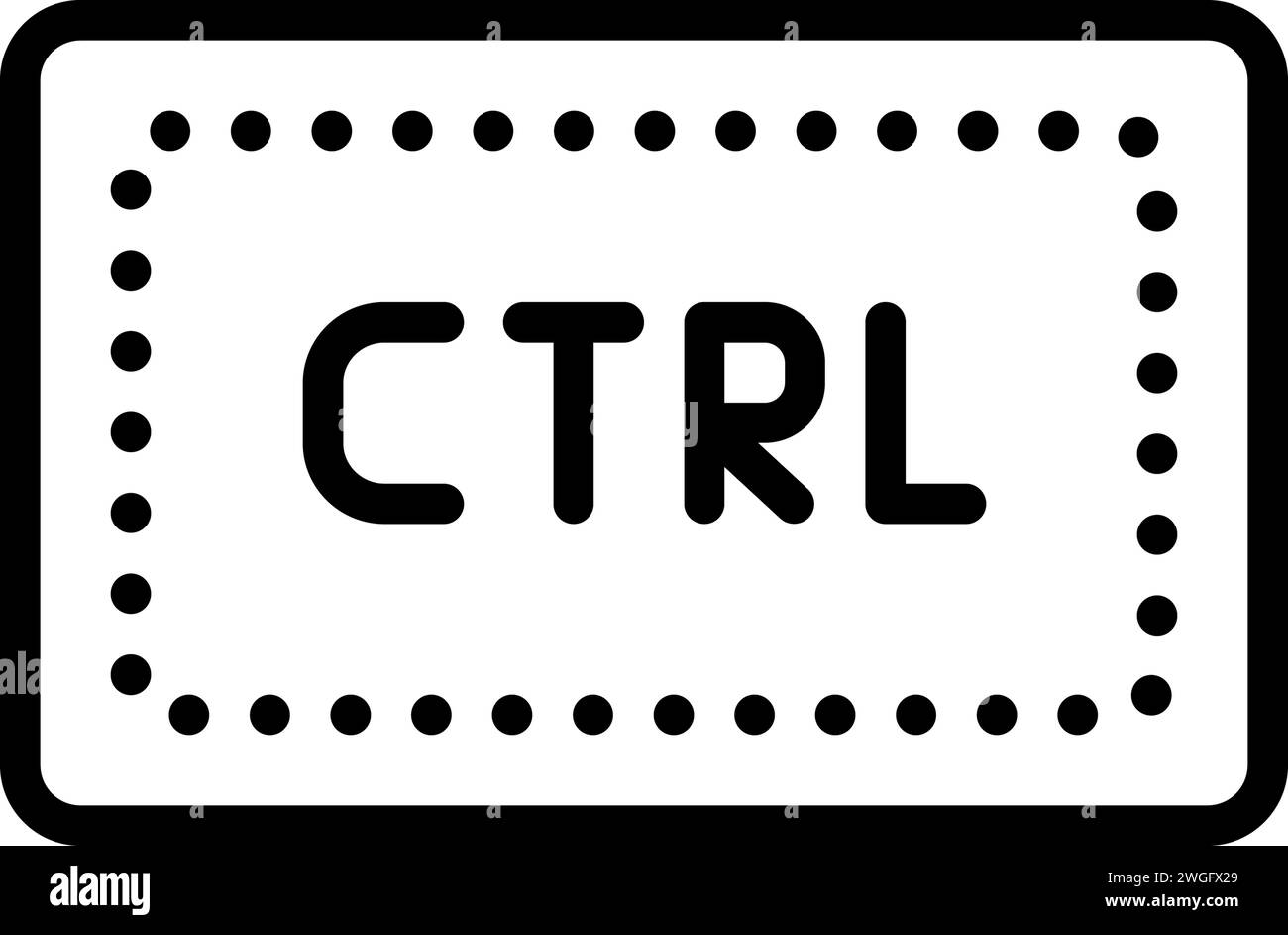 icon-for-ctrl-key-stock-vector-image-art-alamy