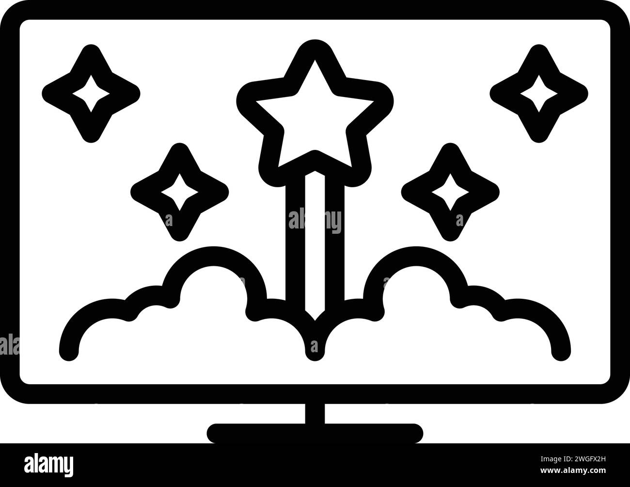 Computer effects Stock Vector Images - Alamy