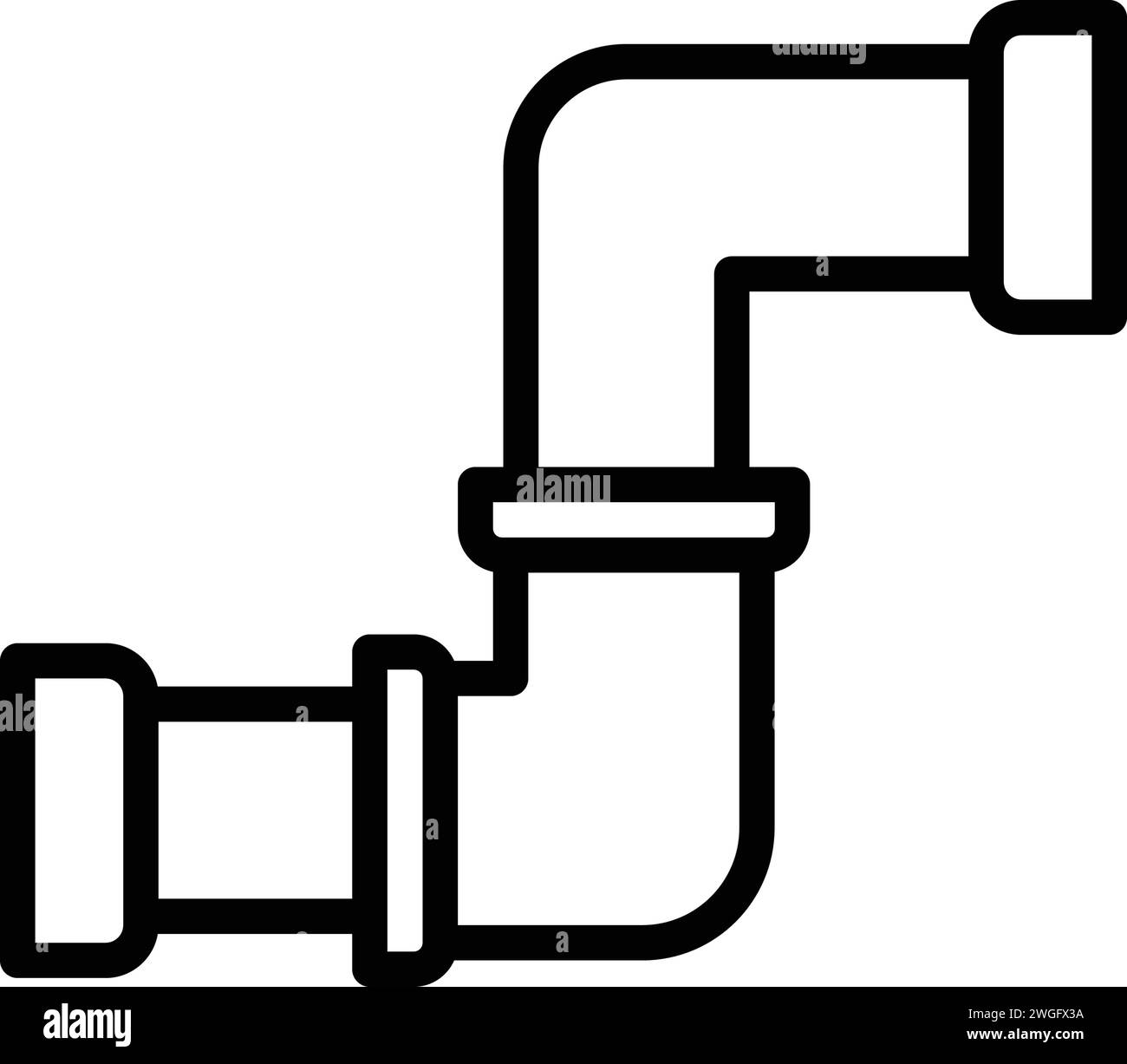 Pvc pipe and plastic Stock Vector Images - Alamy