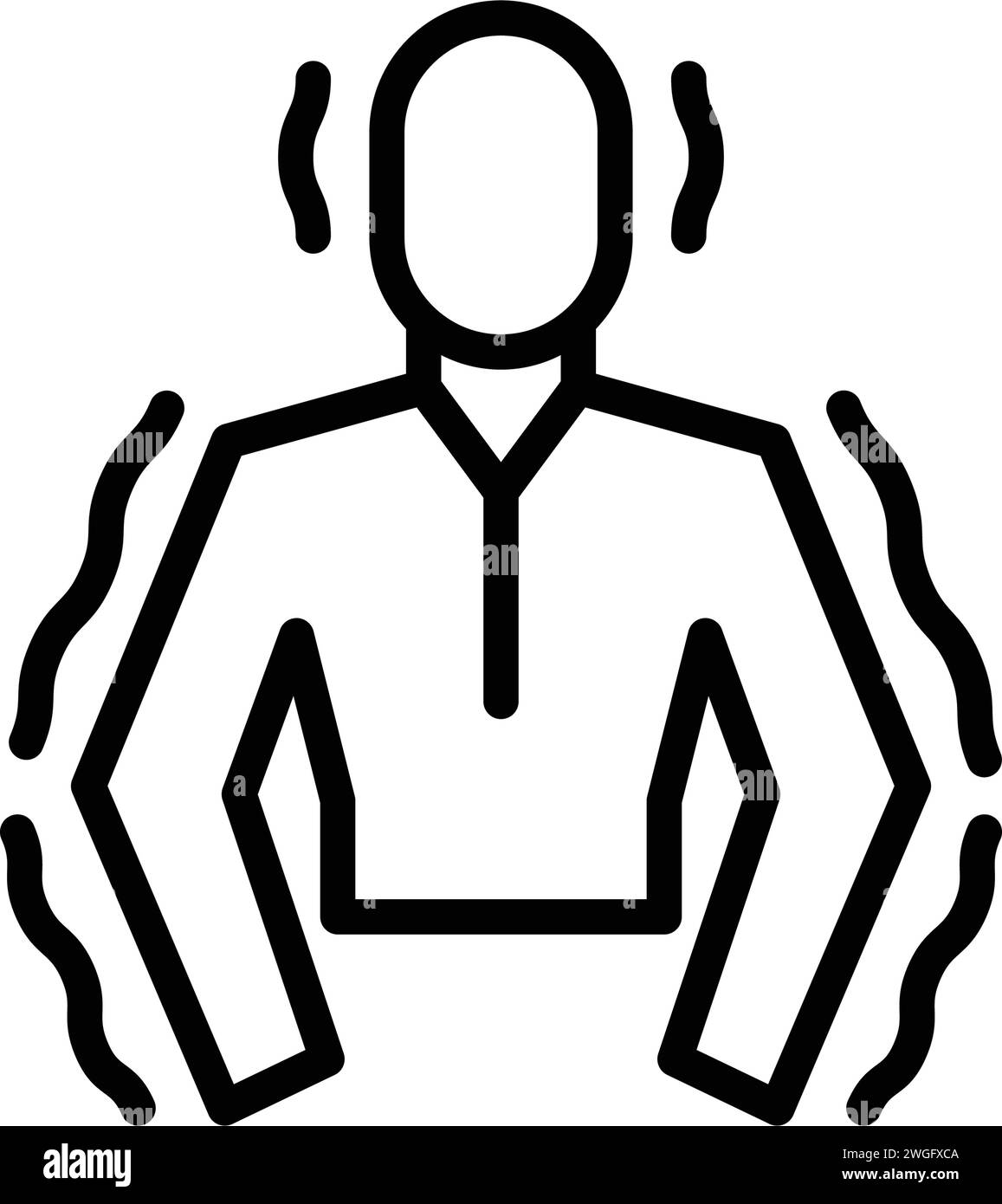 Shivering icon Black and White Stock Photos & Images - Alamy