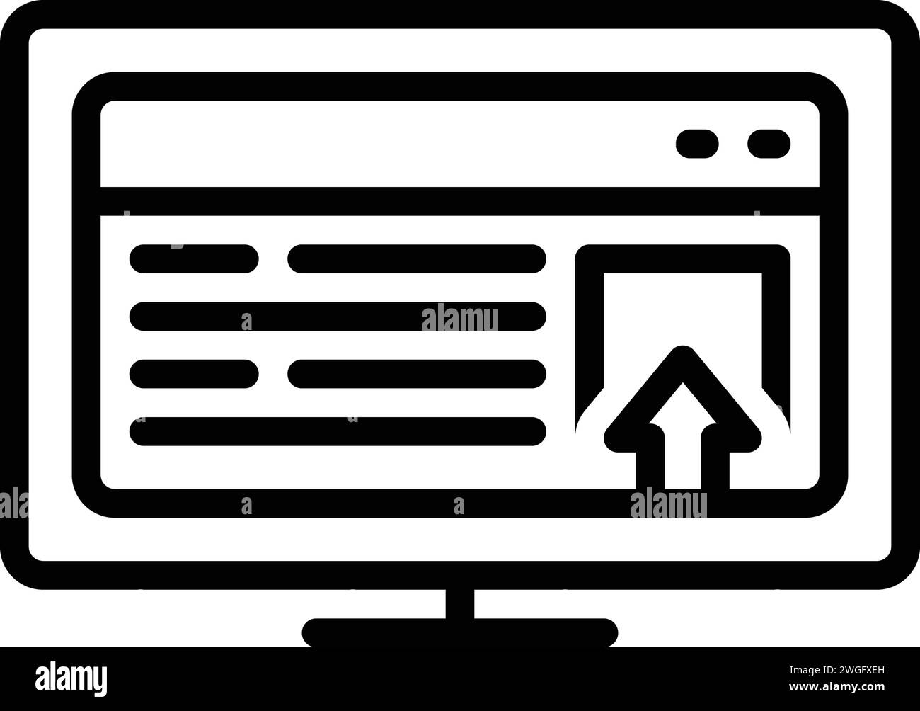 Icon for posting,article Stock Vector Image & Art - Alamy