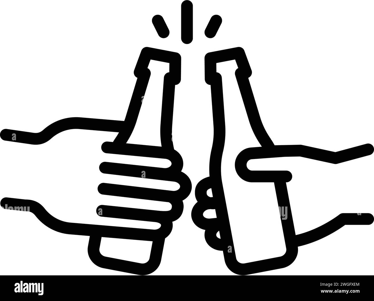 Icon for cheers,alcohol Stock Vector Image & Art - Alamy