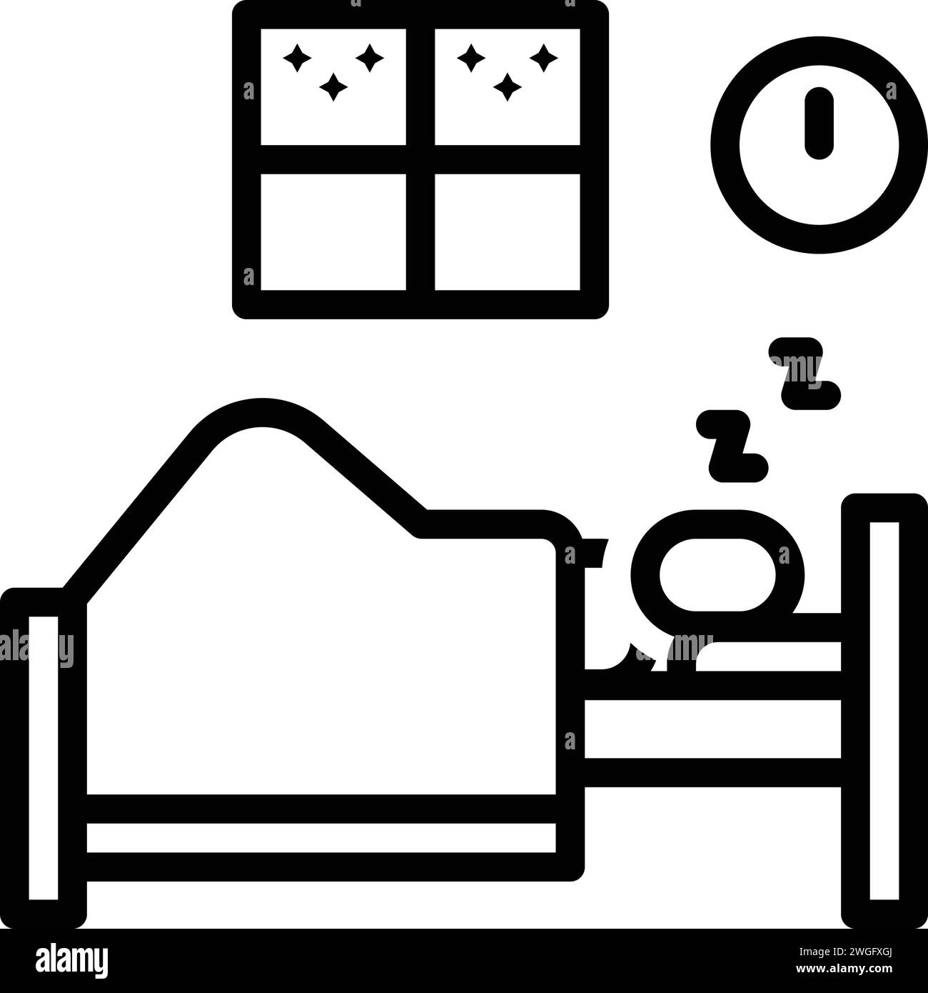 Slumber asleep Stock Vector Images - Alamy