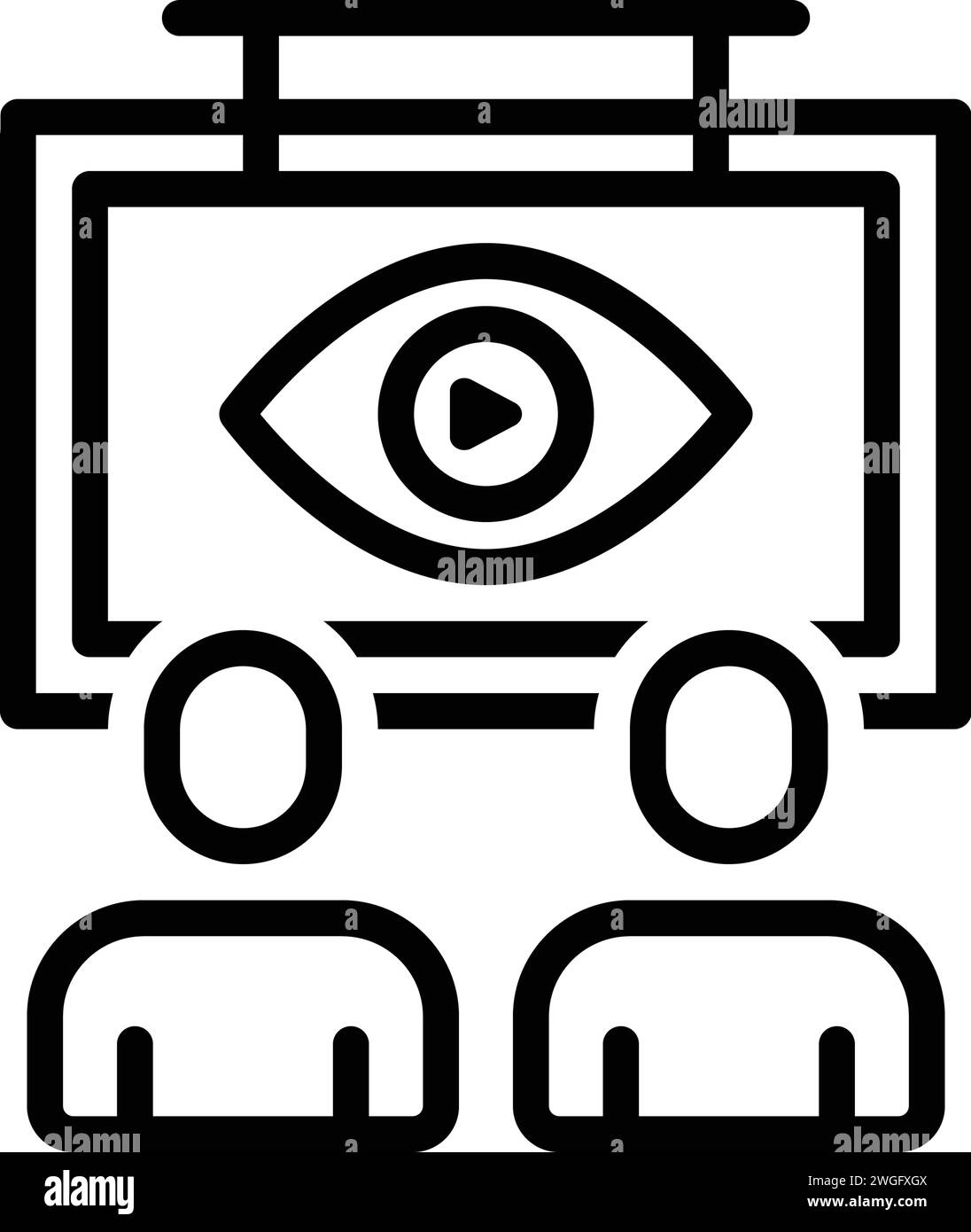 Icon for viewing,observation Stock Vector Image & Art - Alamy