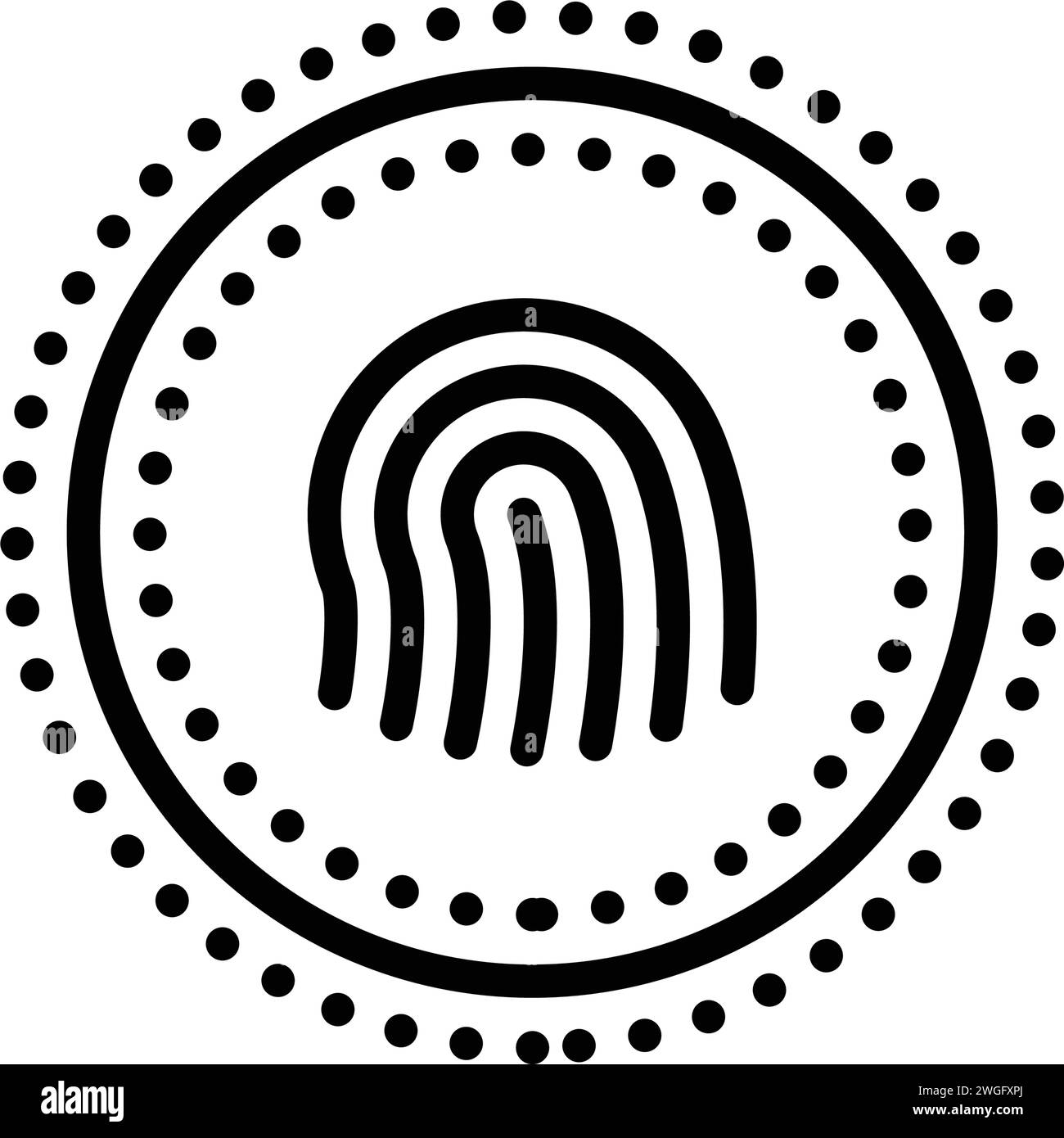 Thumb mark Stock Vector Images - Alamy