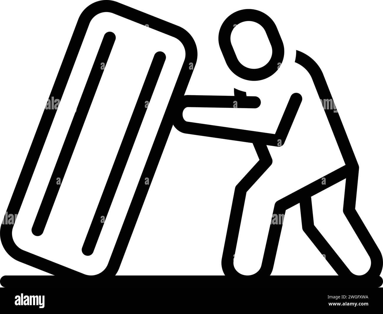 Attempt icon vector vectors Black and White Stock Photos & Images - Alamy