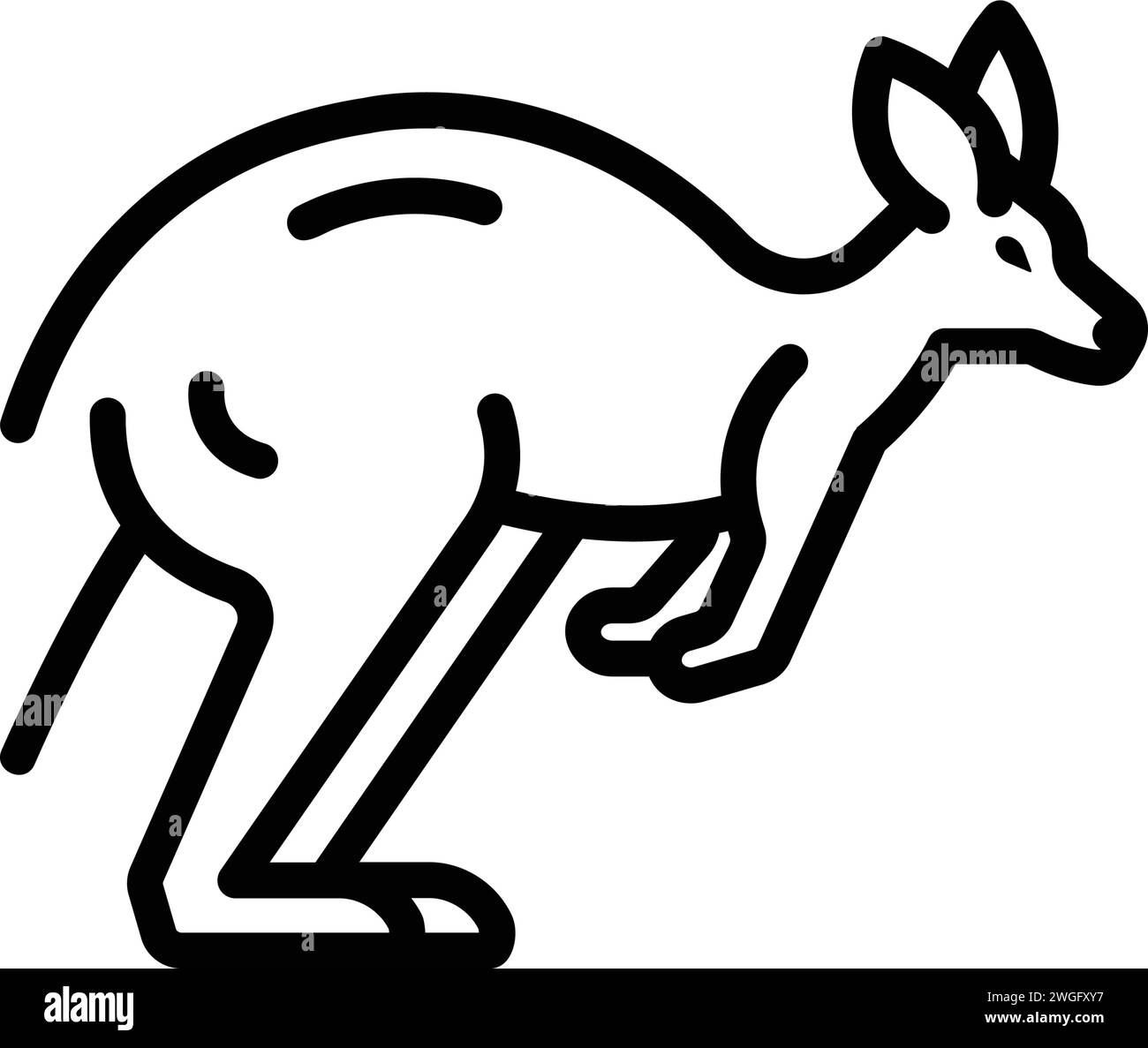Icon for australian,wallaby Stock Vector Image & Art - Alamy