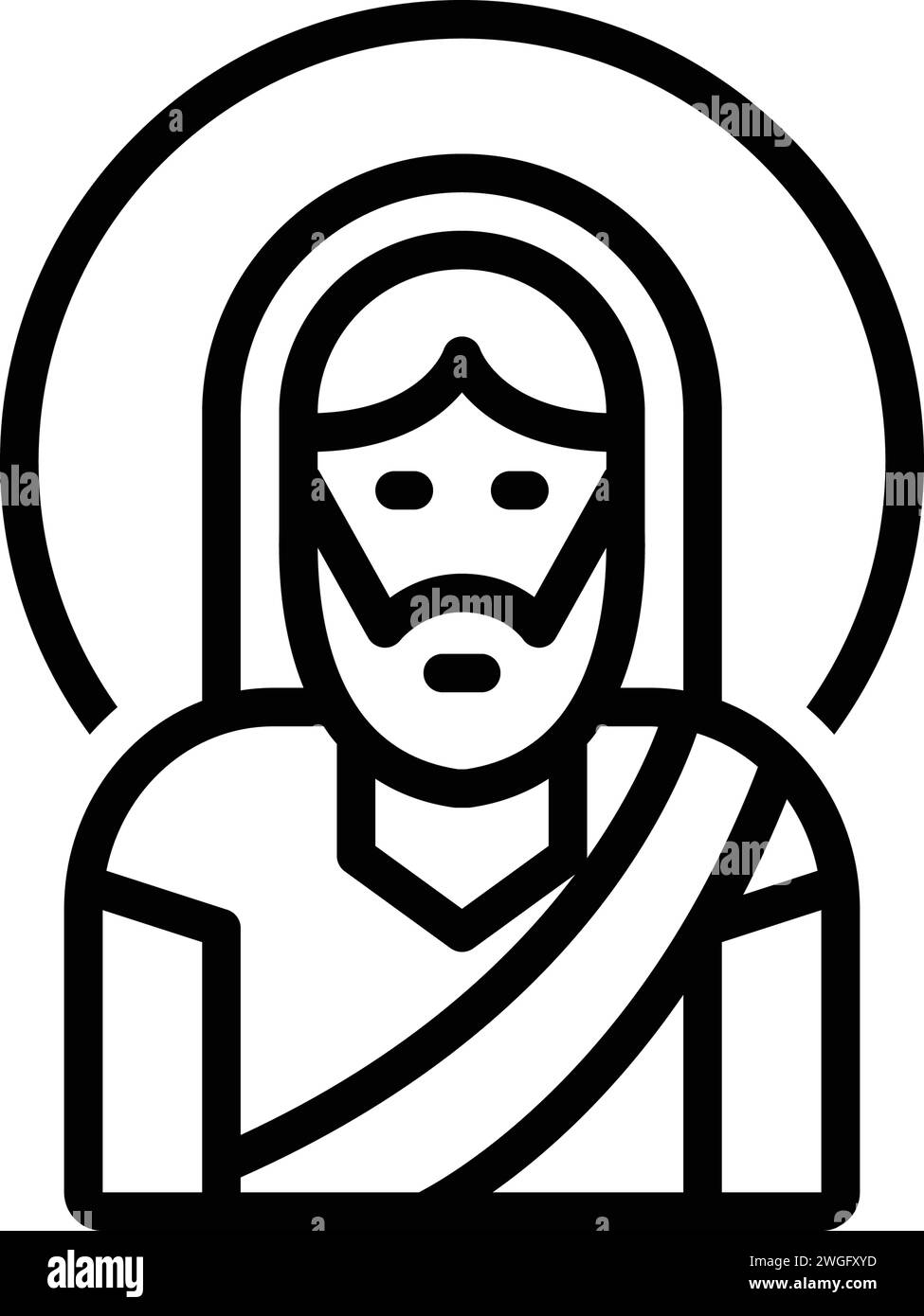 Icon of christ Black and White Stock Photos & Images - Alamy