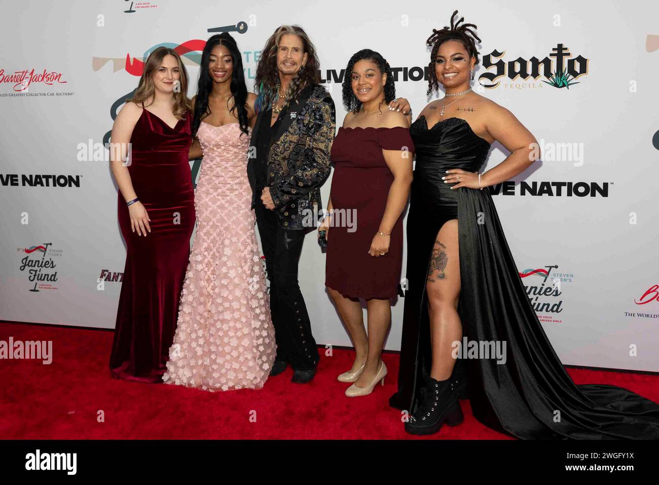 Los Angeles, USA. 04th Feb, 2024. Tyra Smith, Emely Florian, Steven ...