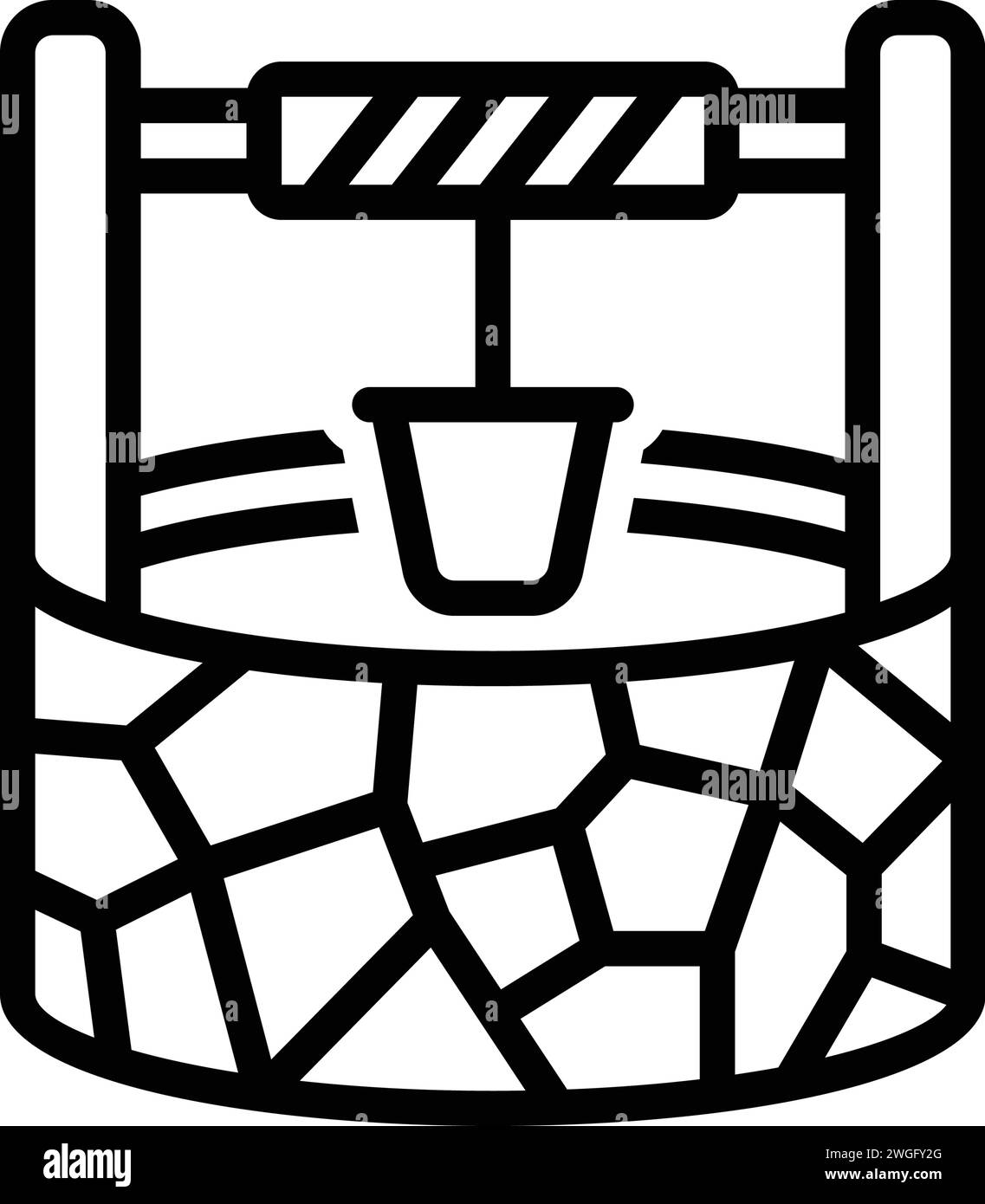 Icon for wells,pail Stock Vector Image & Art - Alamy