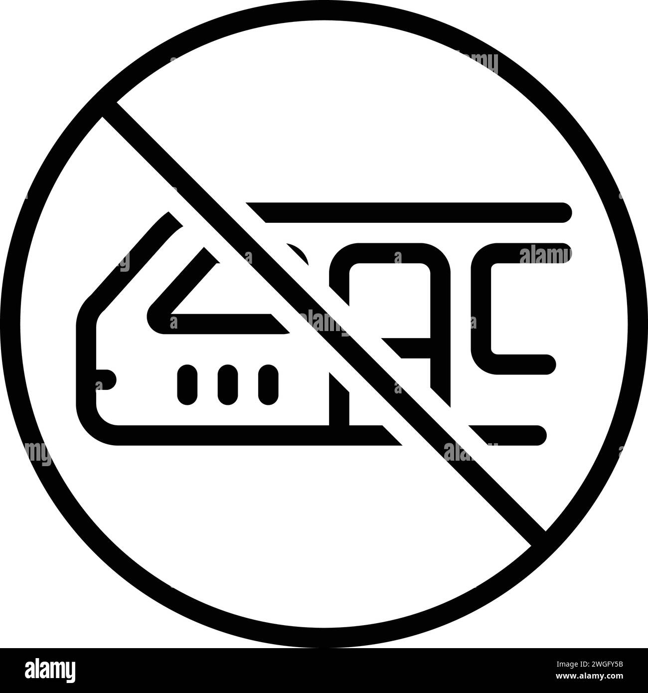 Cancelled sign Black and White Stock Photos & Images - Alamy